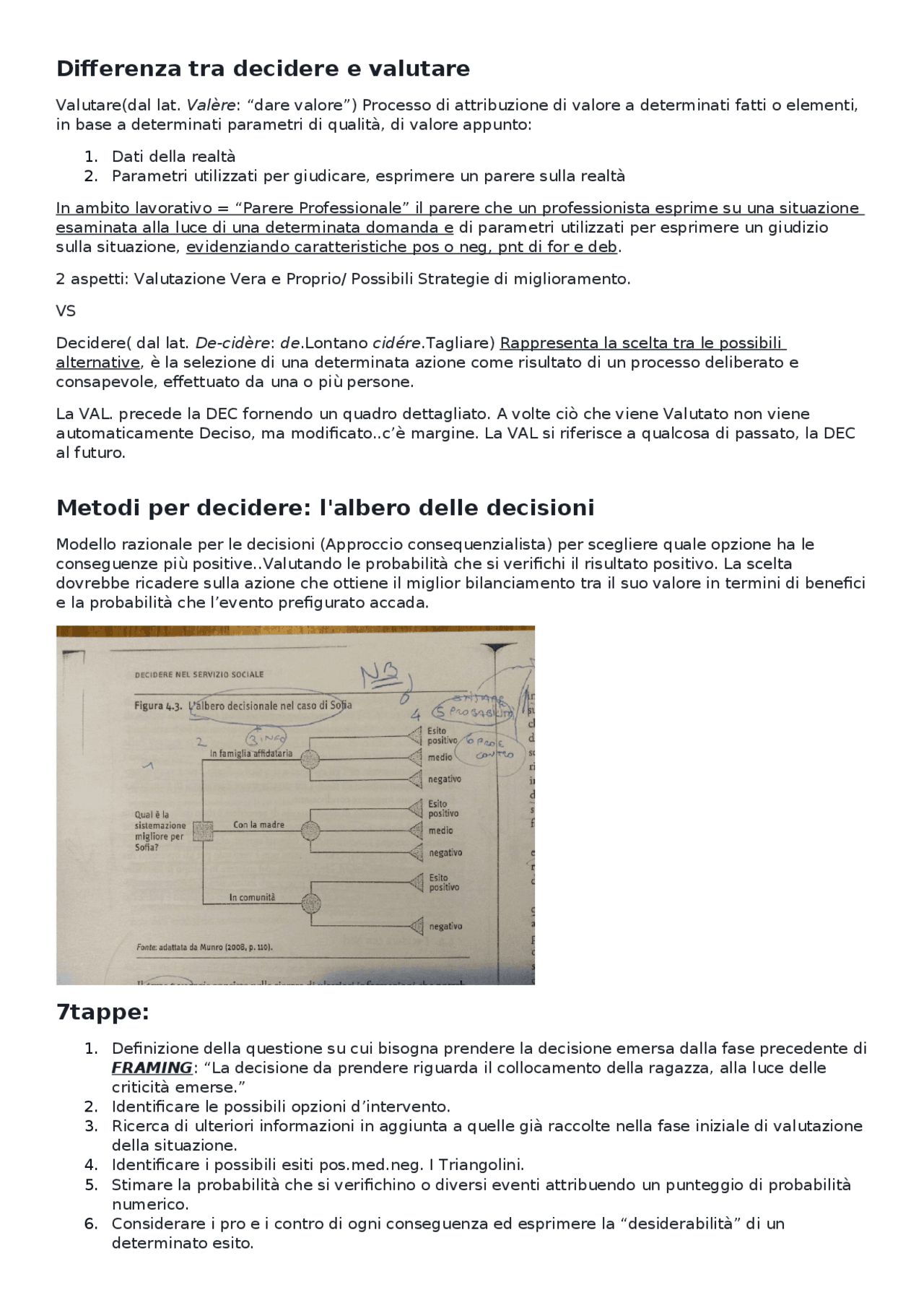 Principi E Fondamenti Del Servizio Sociale Notes De Service Social