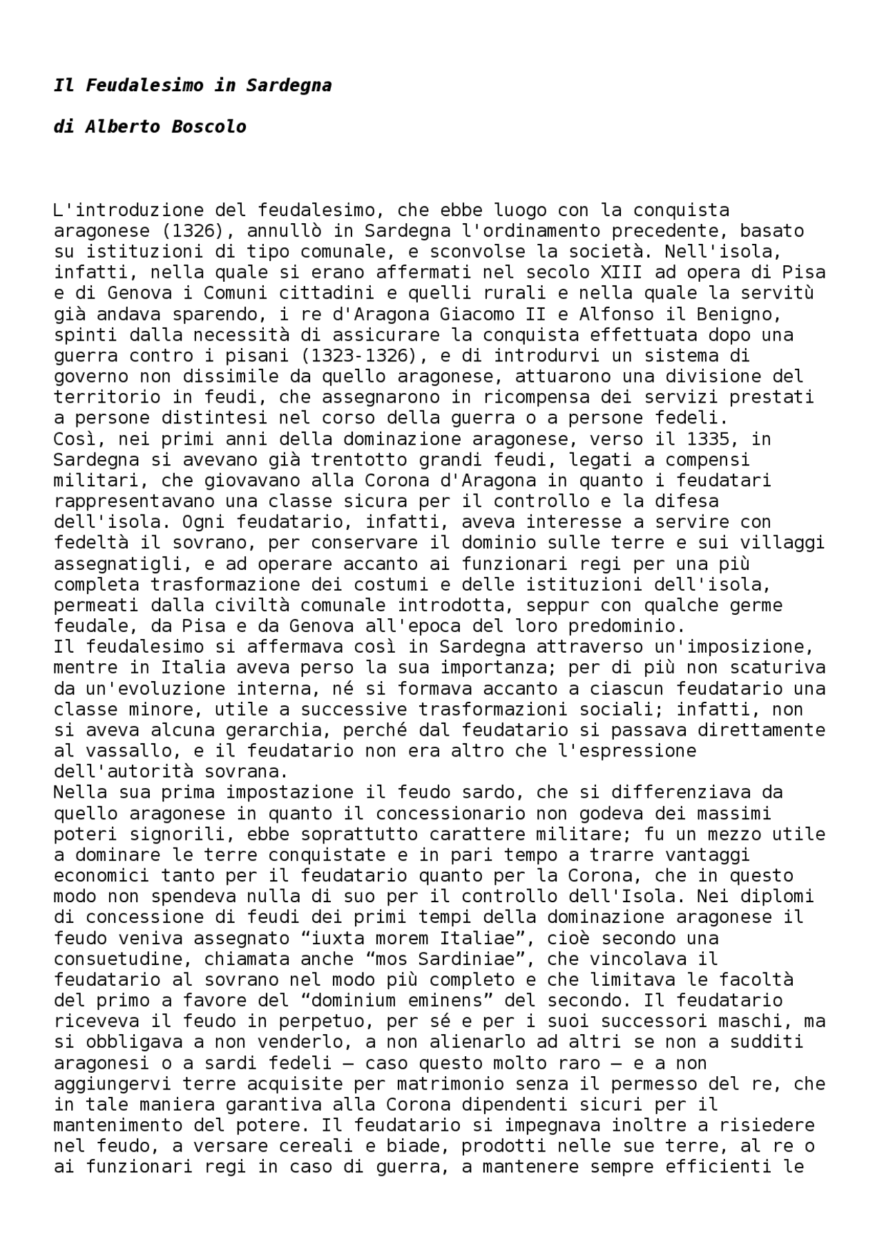 Storia Il Feudalesimo Docsity