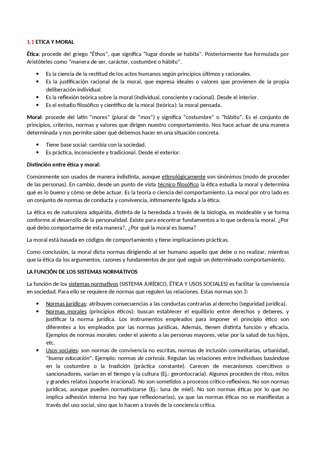 Apuntes De Deontología Docsity