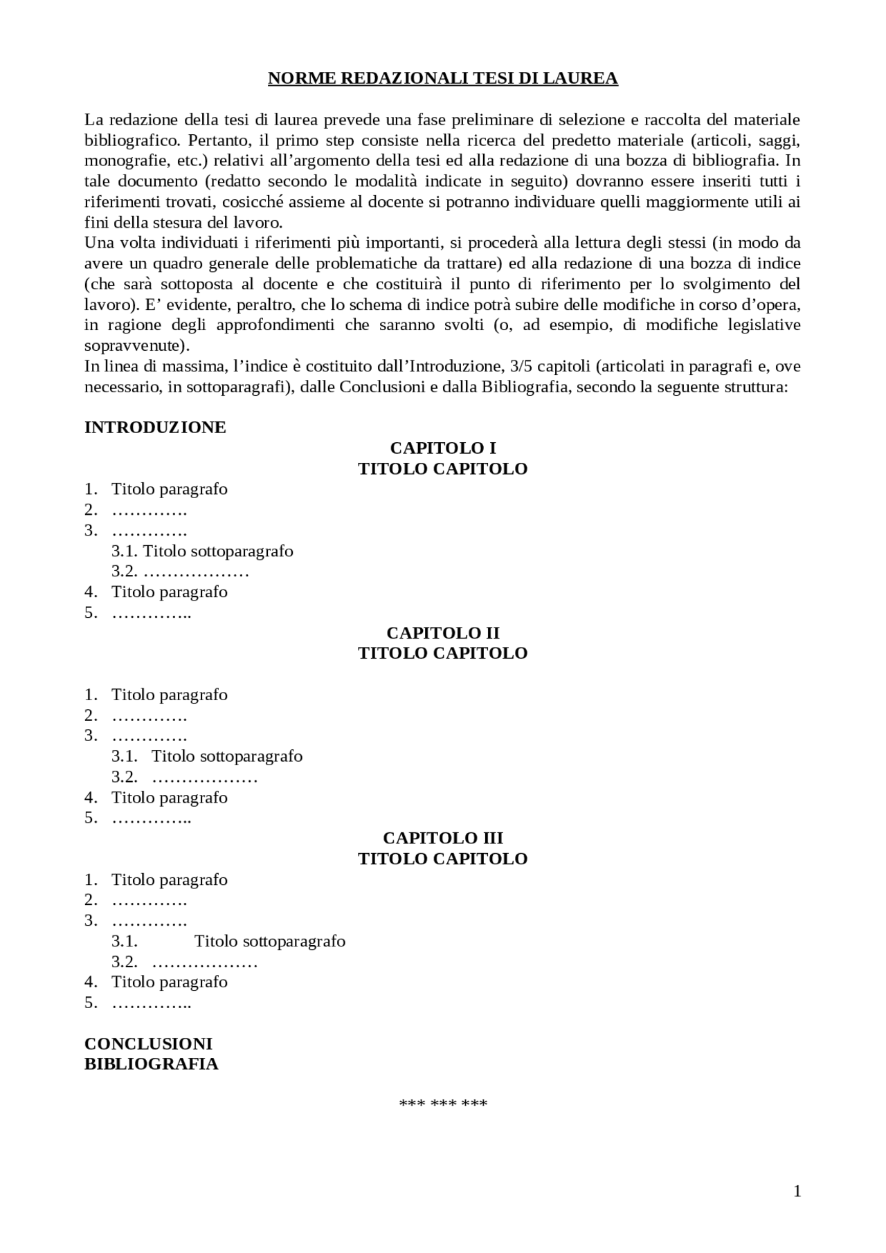 Norme Redazione Tesi Docsity