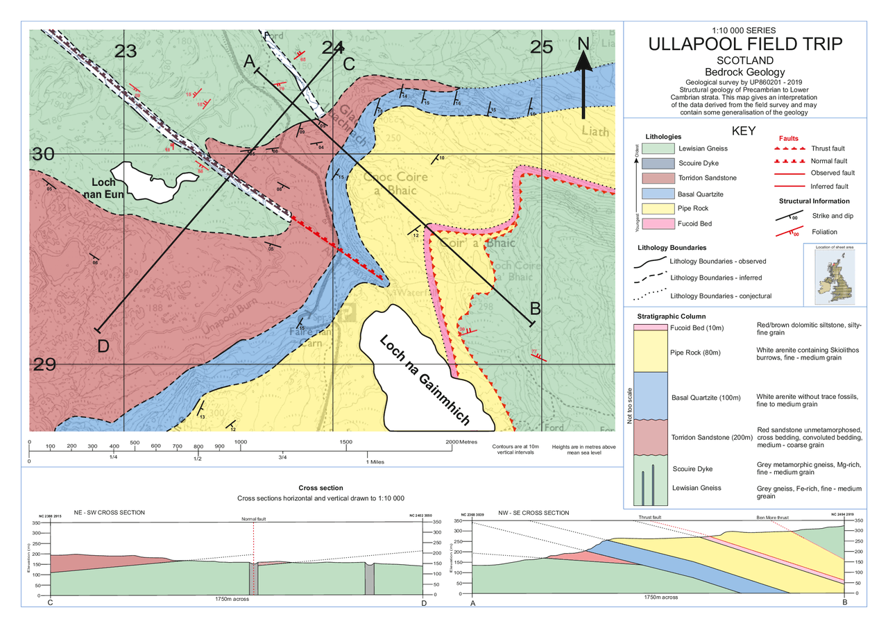 Field map created from field data points - Docsity