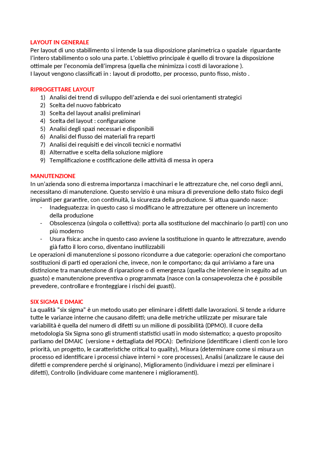 Operation And Management Docsity