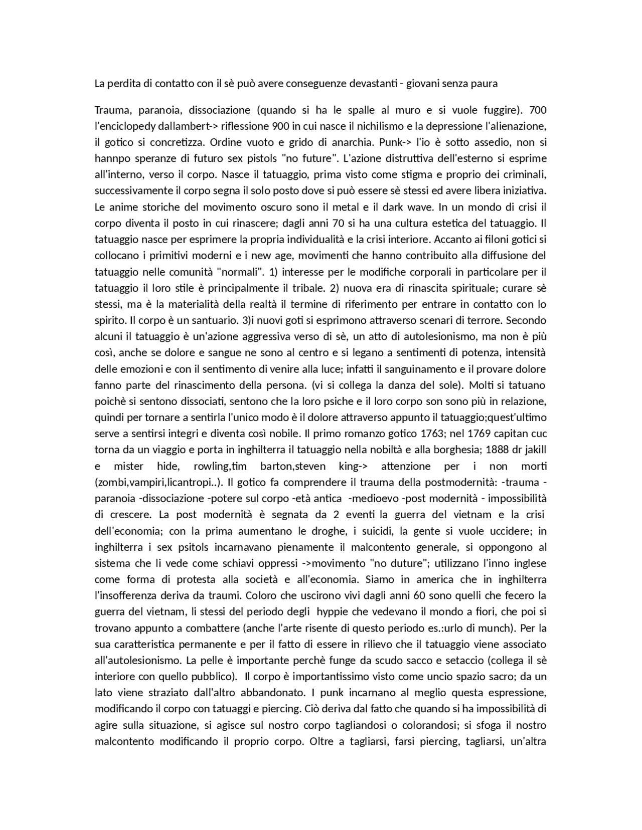 Il Rinascimento Del Tatuaggio Ftassi Docsity