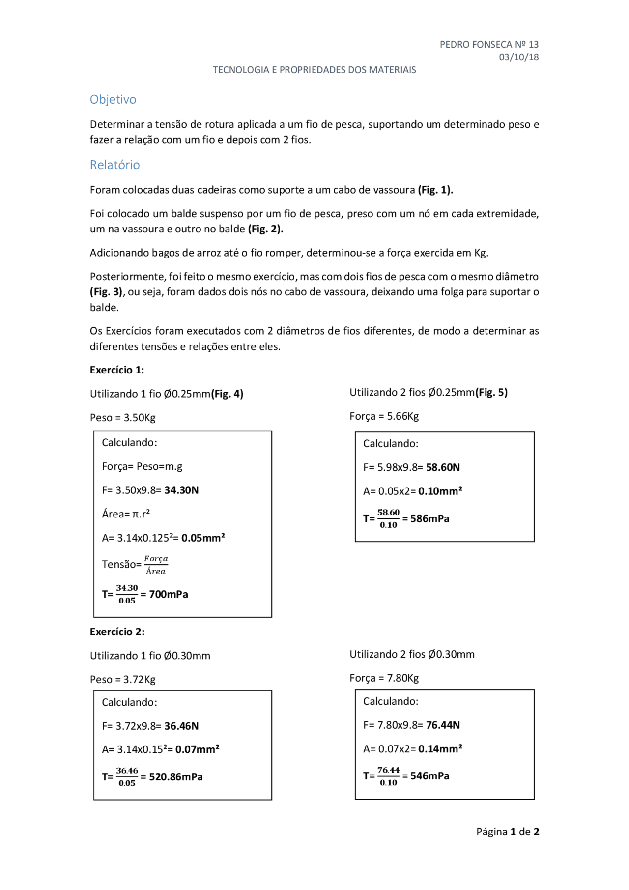 Tecnologia E Propriedades Dos Materiais Docsity