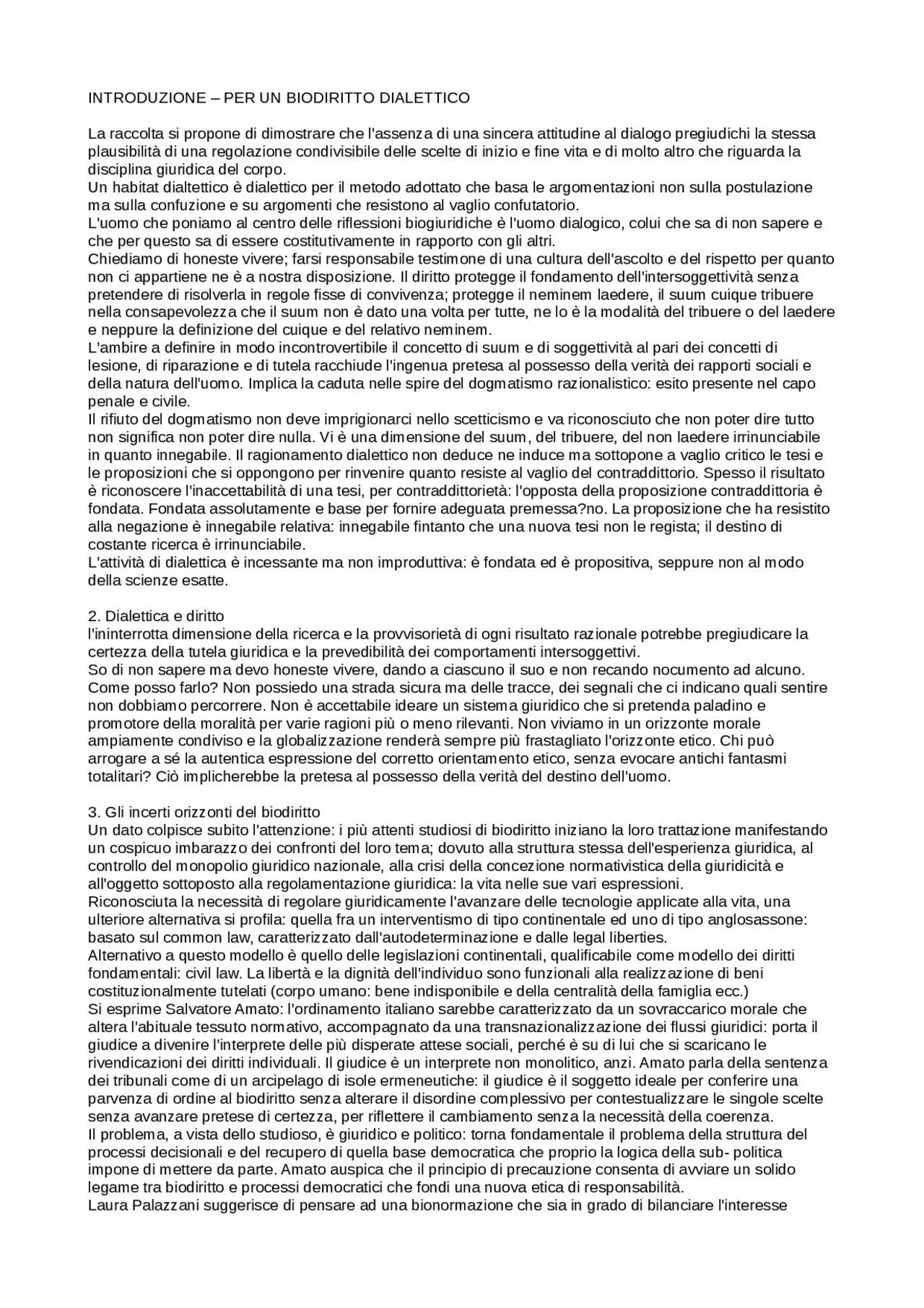 Diritto E Desiderio Riassunto Docsity