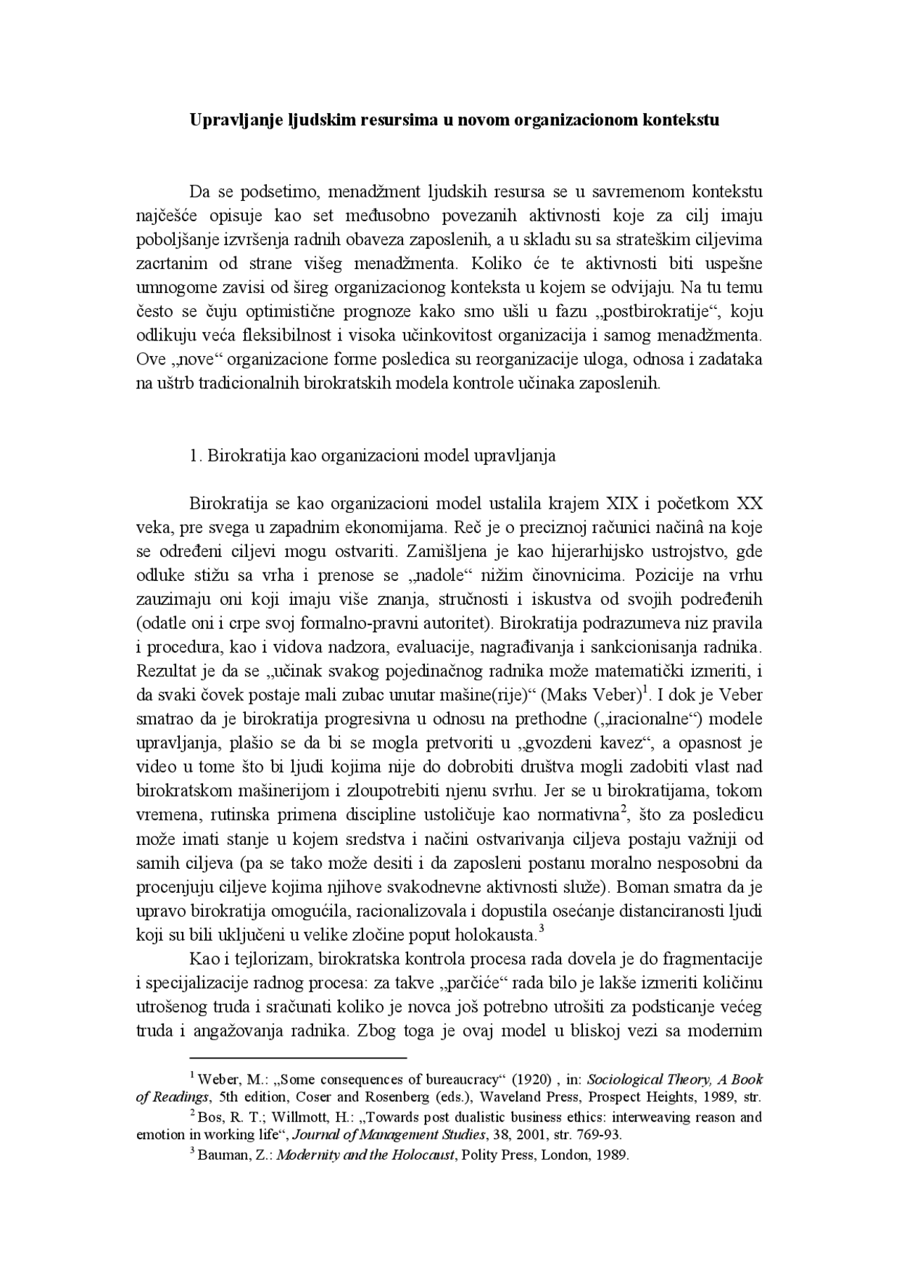 Uvod u menadžment, deo iz knjige, sa predavanja uvoda u menadžment ...