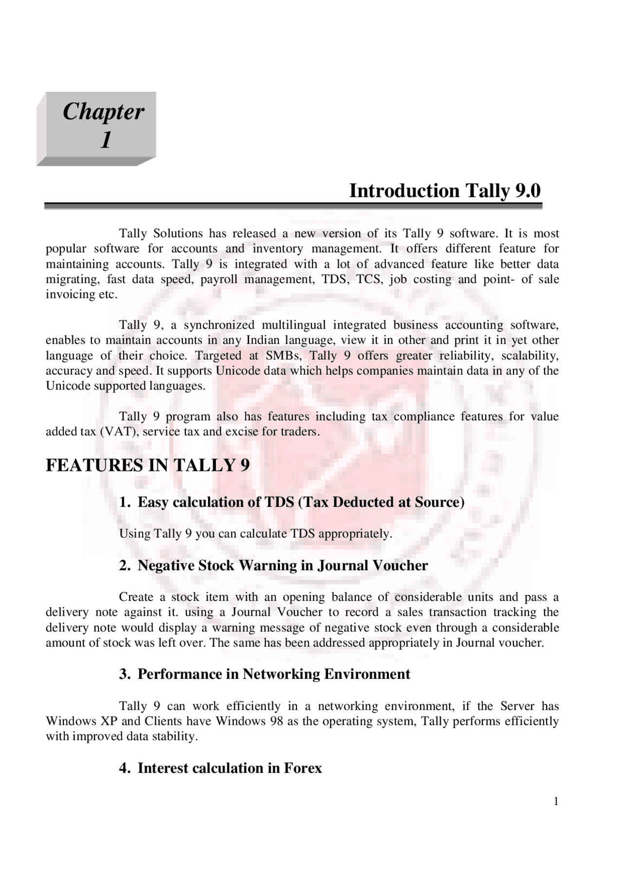 Tally Training Material for Beginners - Docsity