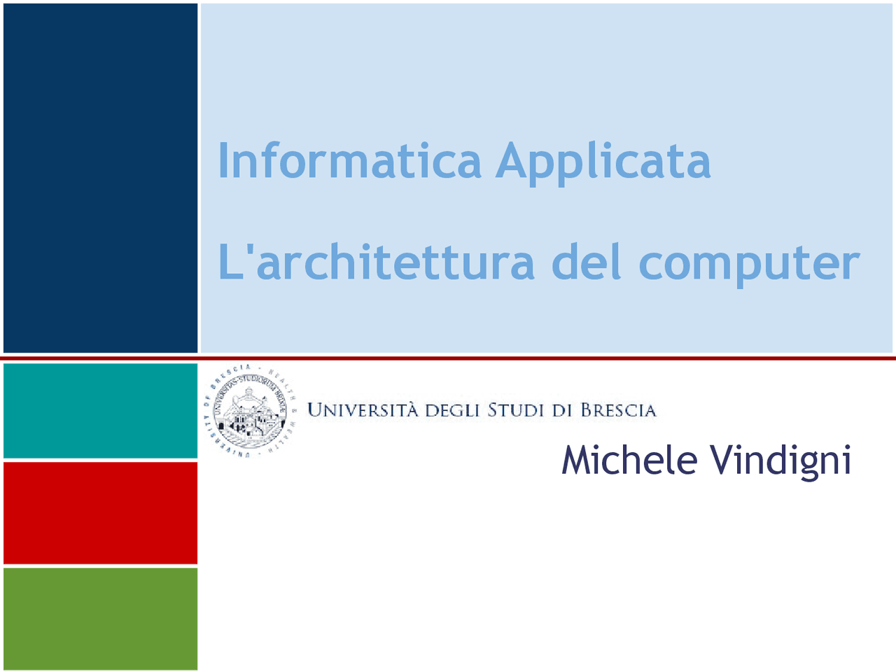 Le Architetture Dei Calcolatori Docsity