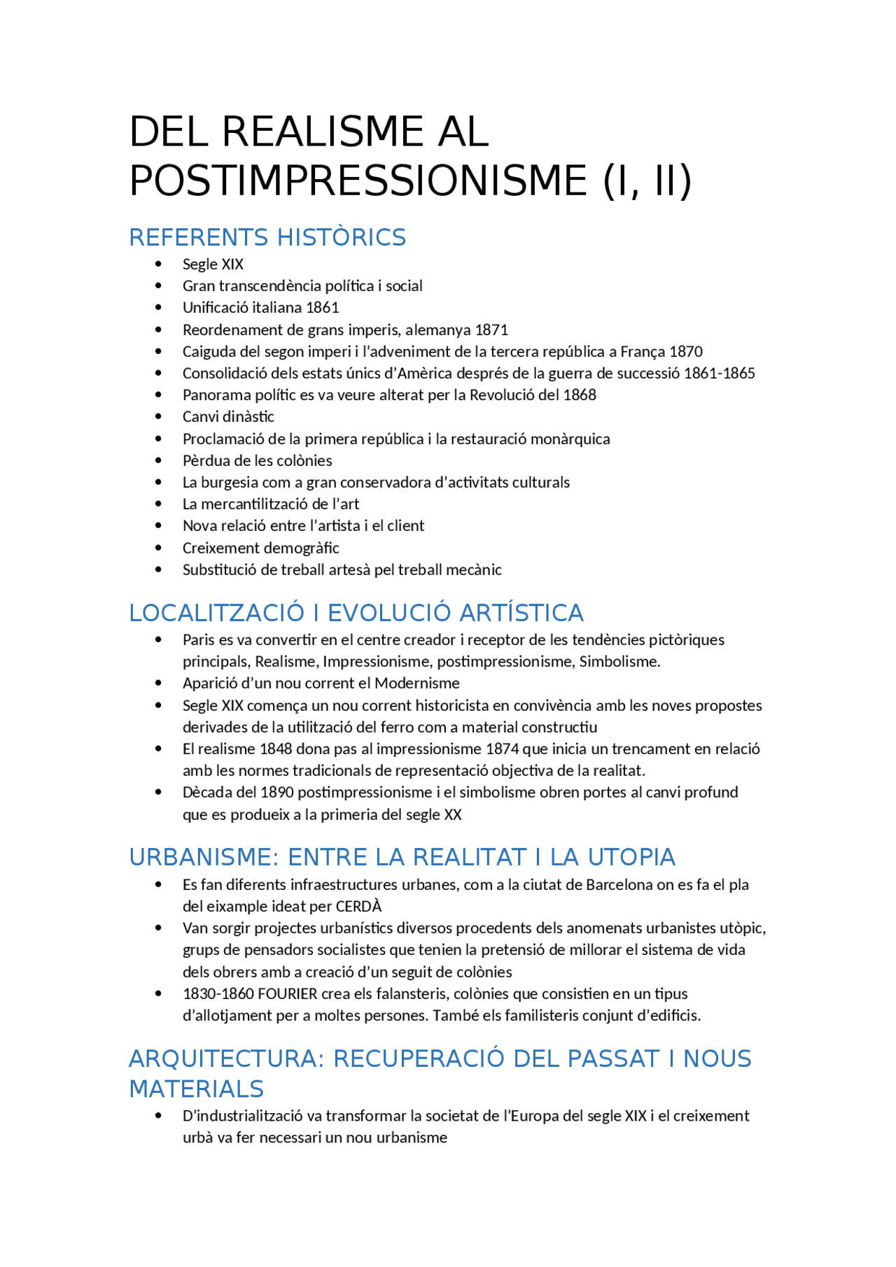 Apuntes Fonaments De Les Arts Docsity