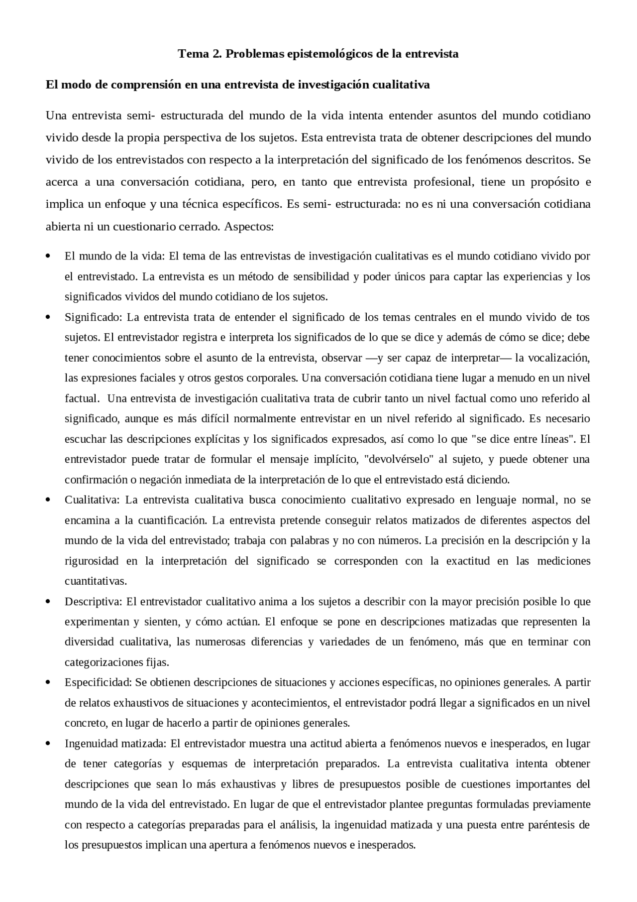 Tema 2 Metodologia Massimo Docsity