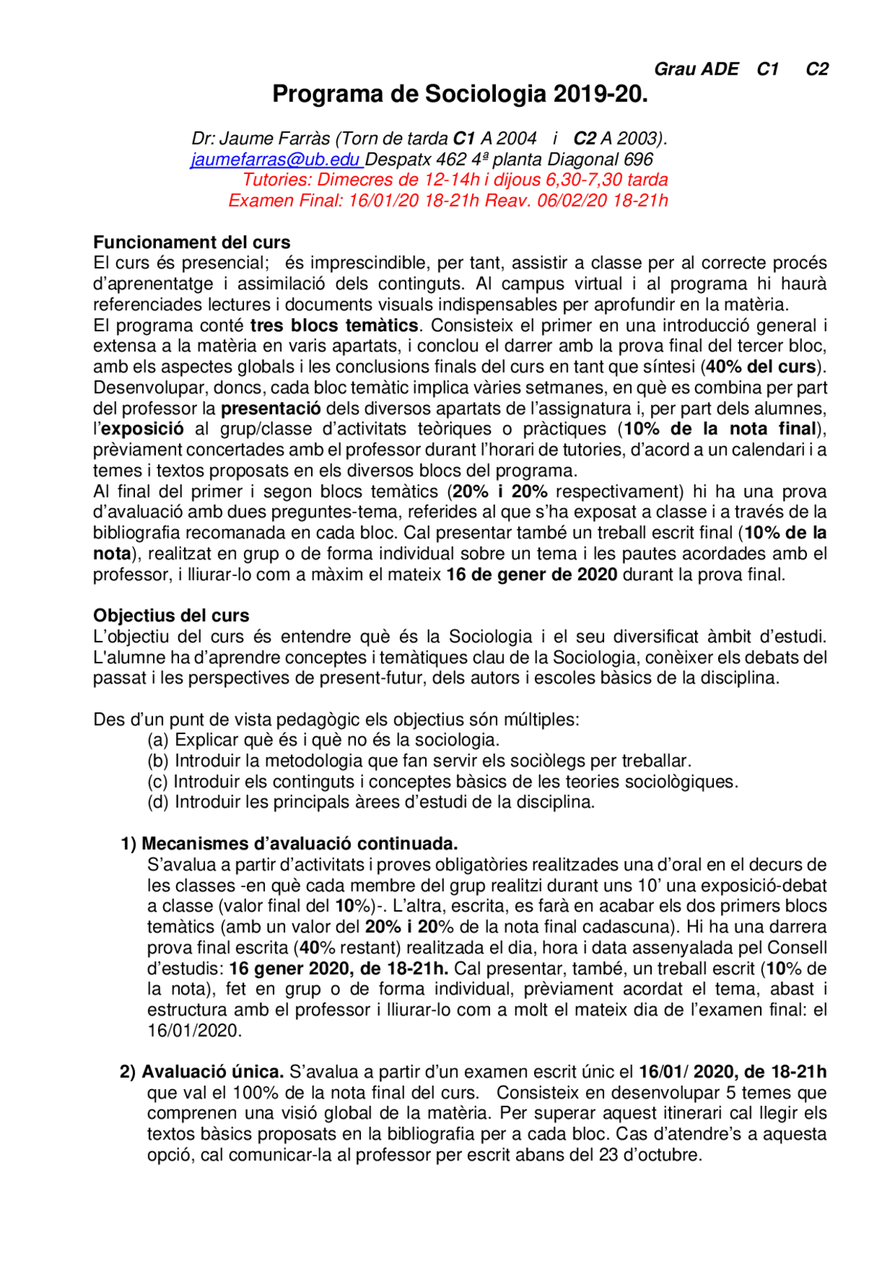 Apuntes De Sociologia Docsity