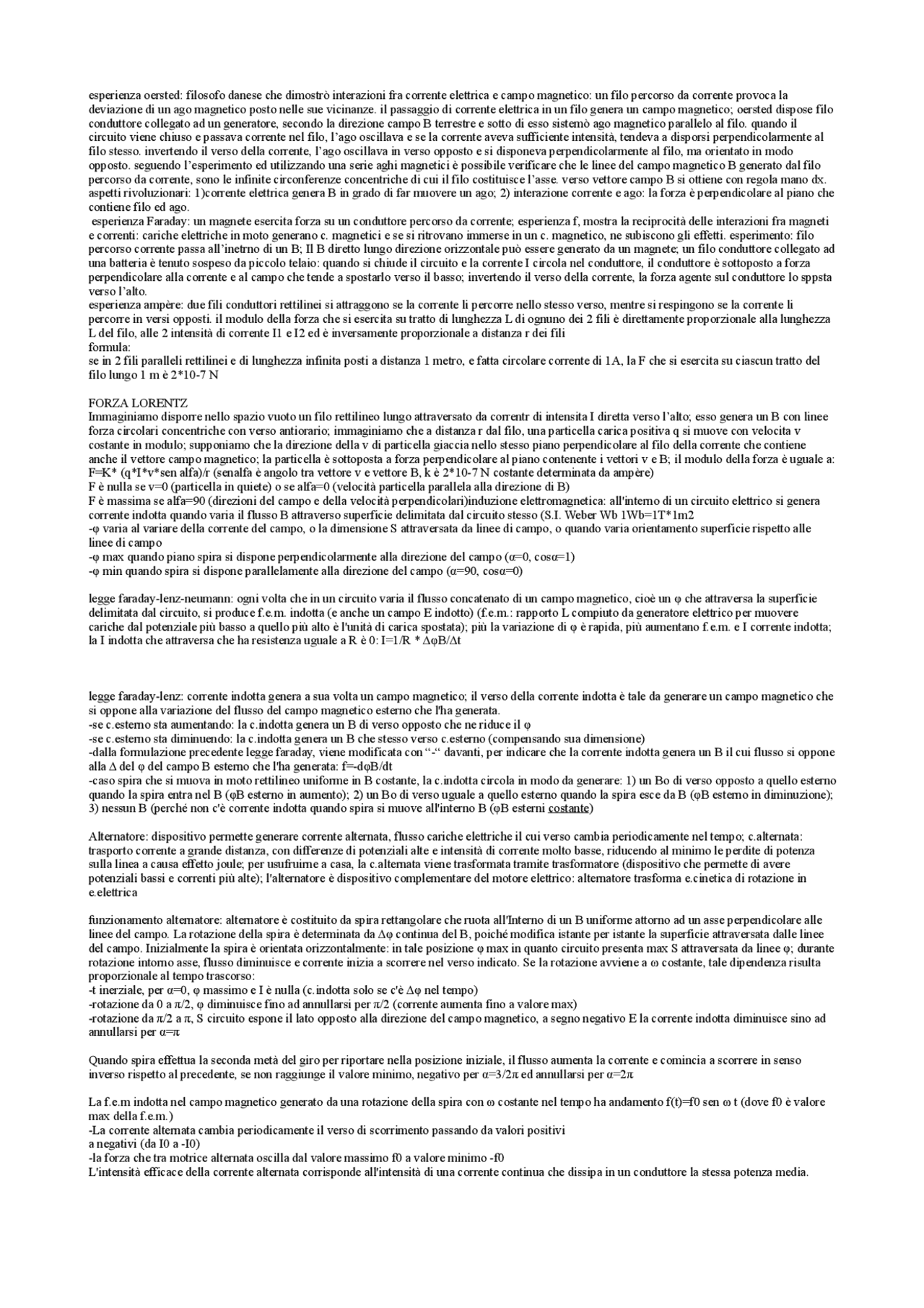 Forza Di Lorentz Fisica Appunti Di Fisica Docsity