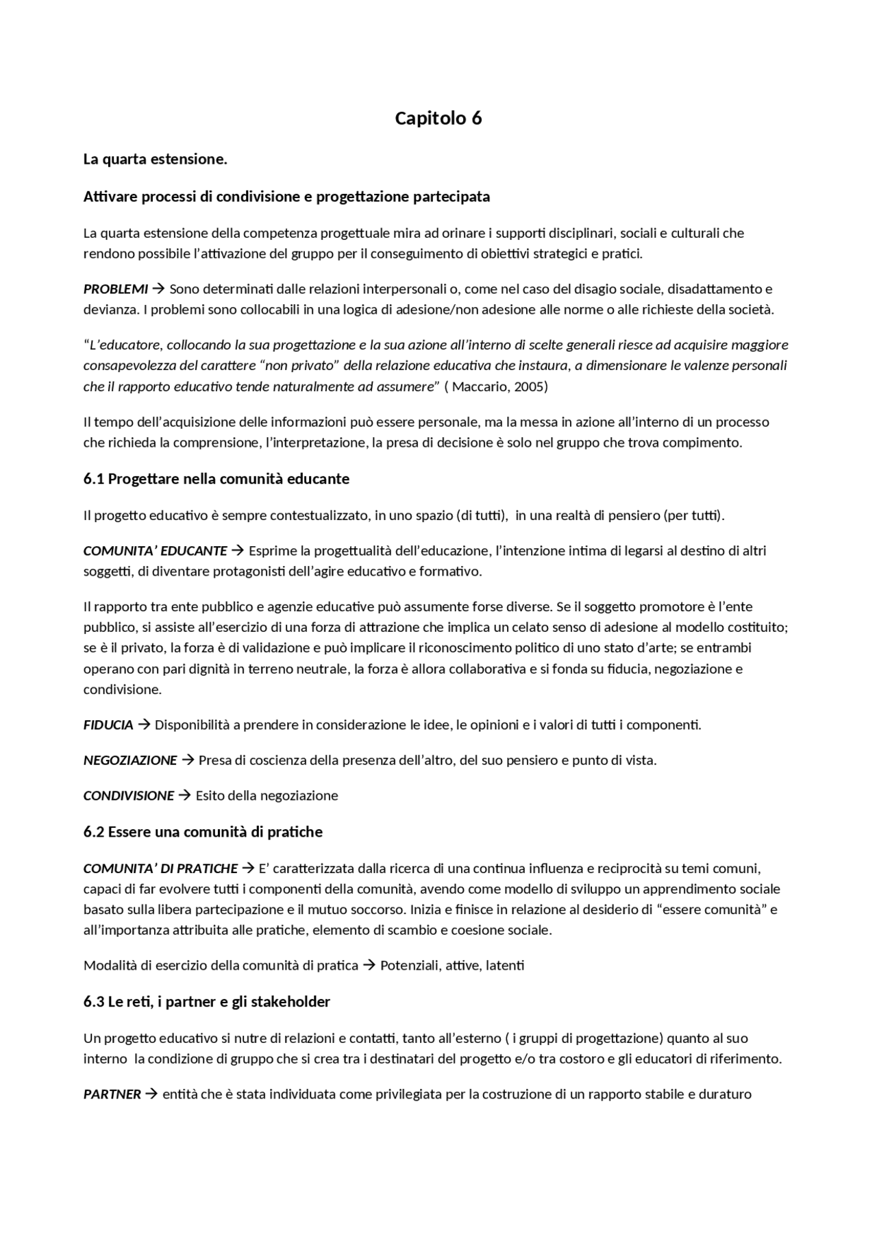 LA QUARTA ESTENSIONE - Docsity