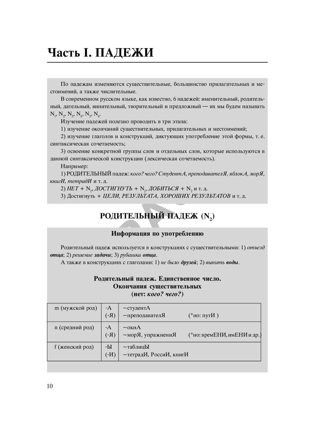 Grammatica Russa Con Le Regole E Esercizi Docsity