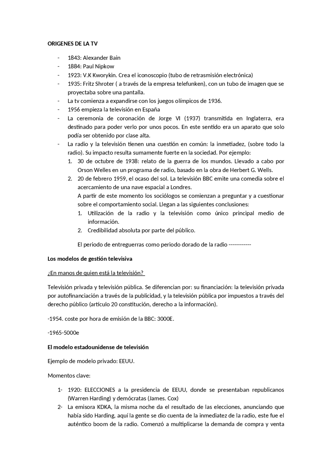 Historia Comunicación Social Docsity