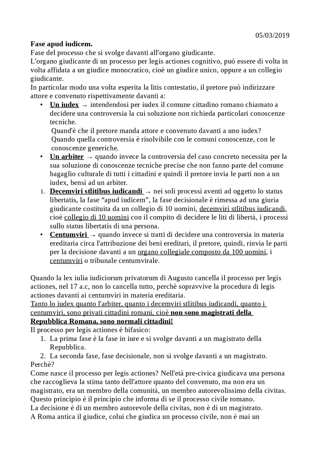 Istituzioni Diritto Romano Docsity