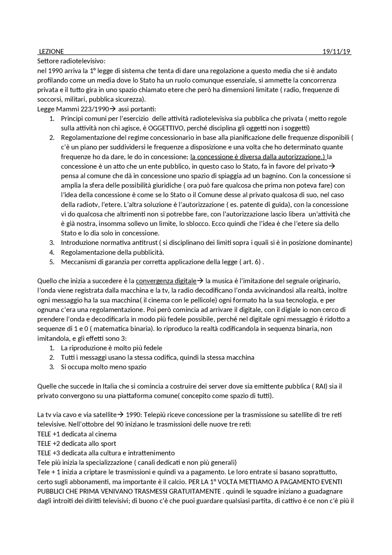 Appunti Di Diritto Del Mondo Dei Mass Media Docsity