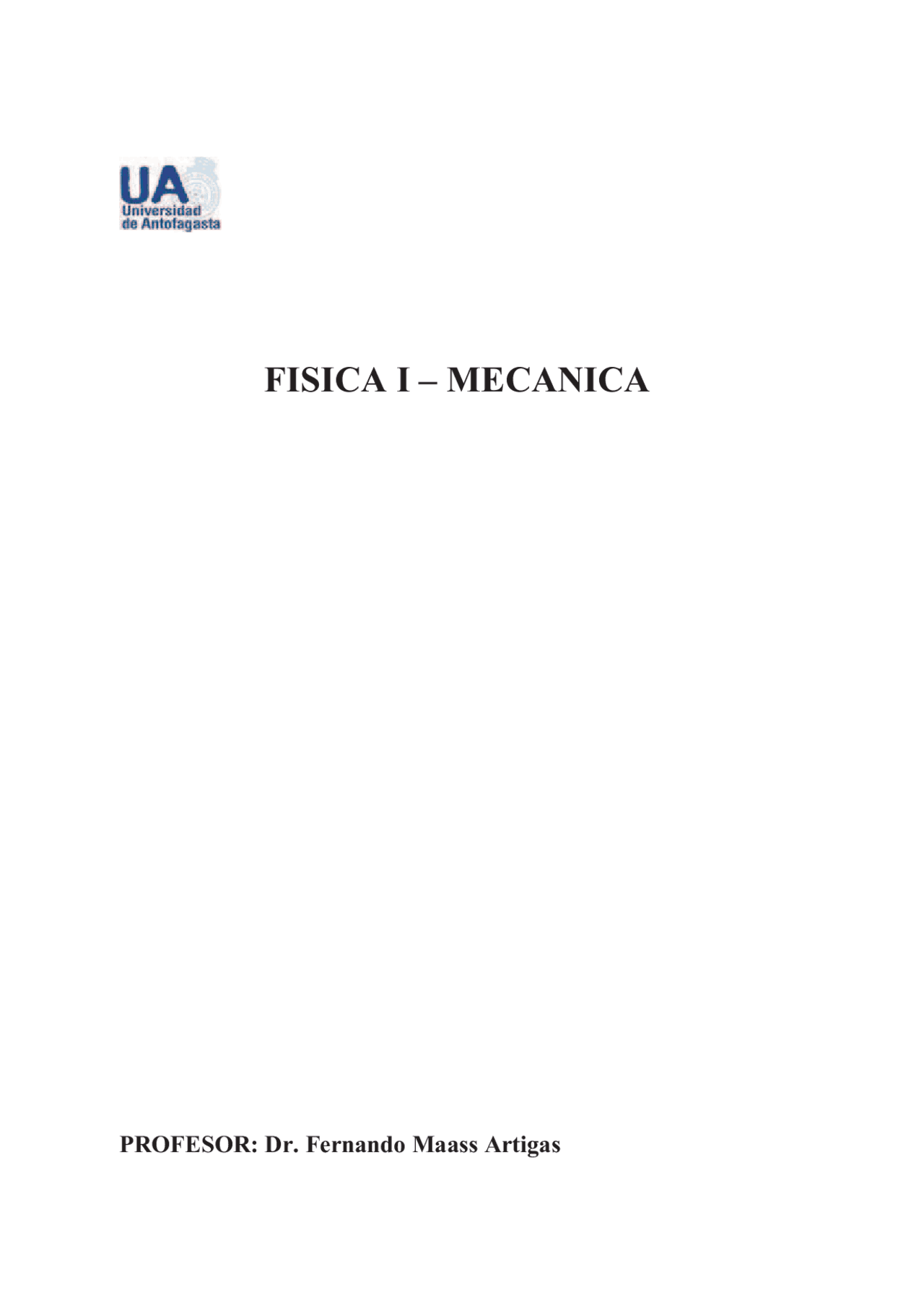 Apuntes Física I Mecánica Apuntes De Física Docsity