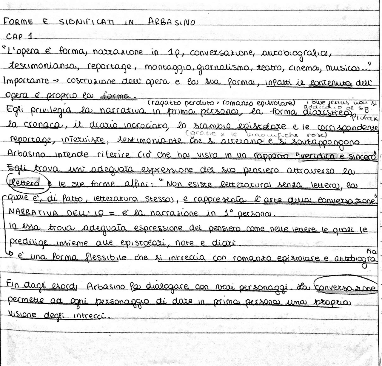 Forme E Significati Riassunto Docsity