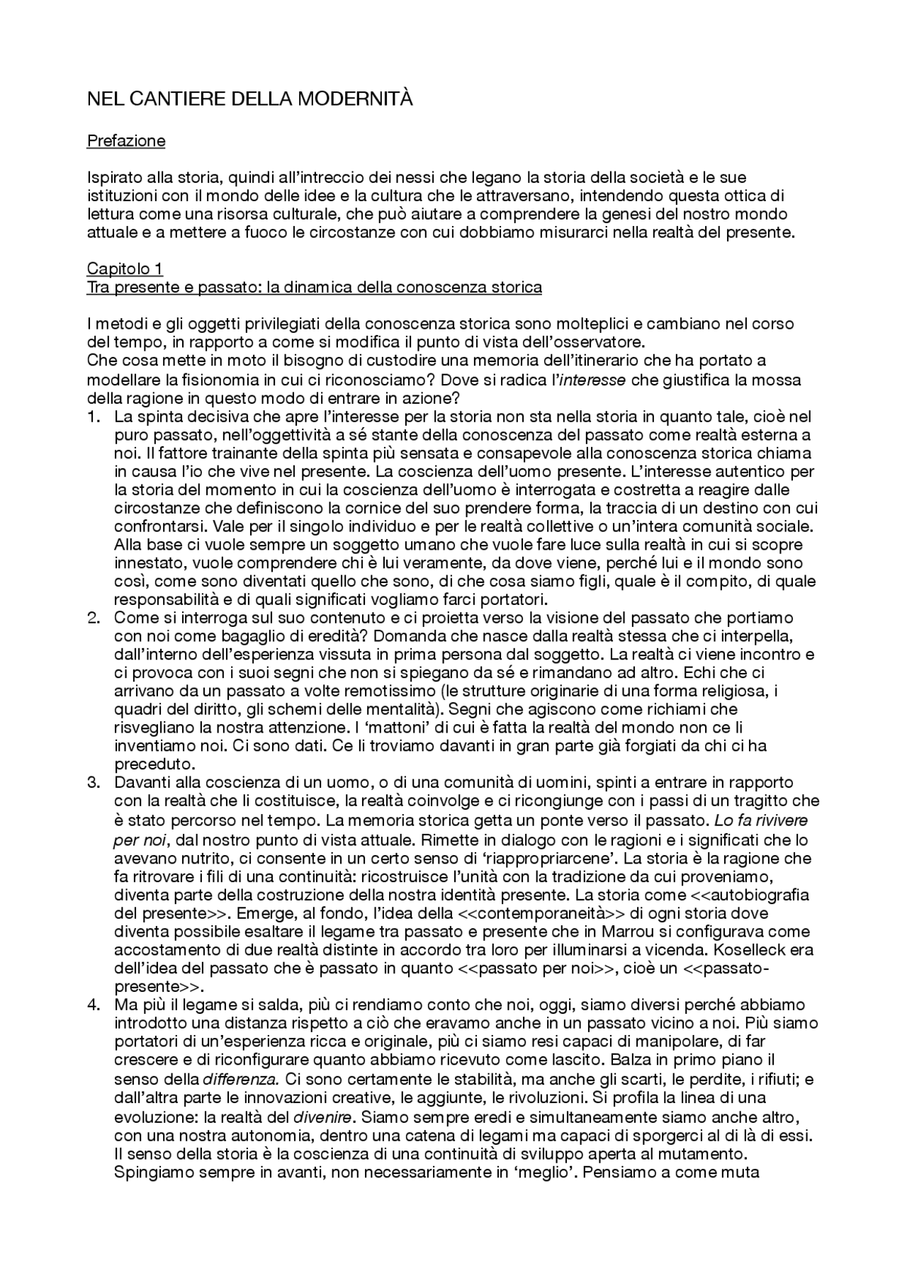Appunti Primo Semestre Storia Della Civiltà Moderna Docsity
