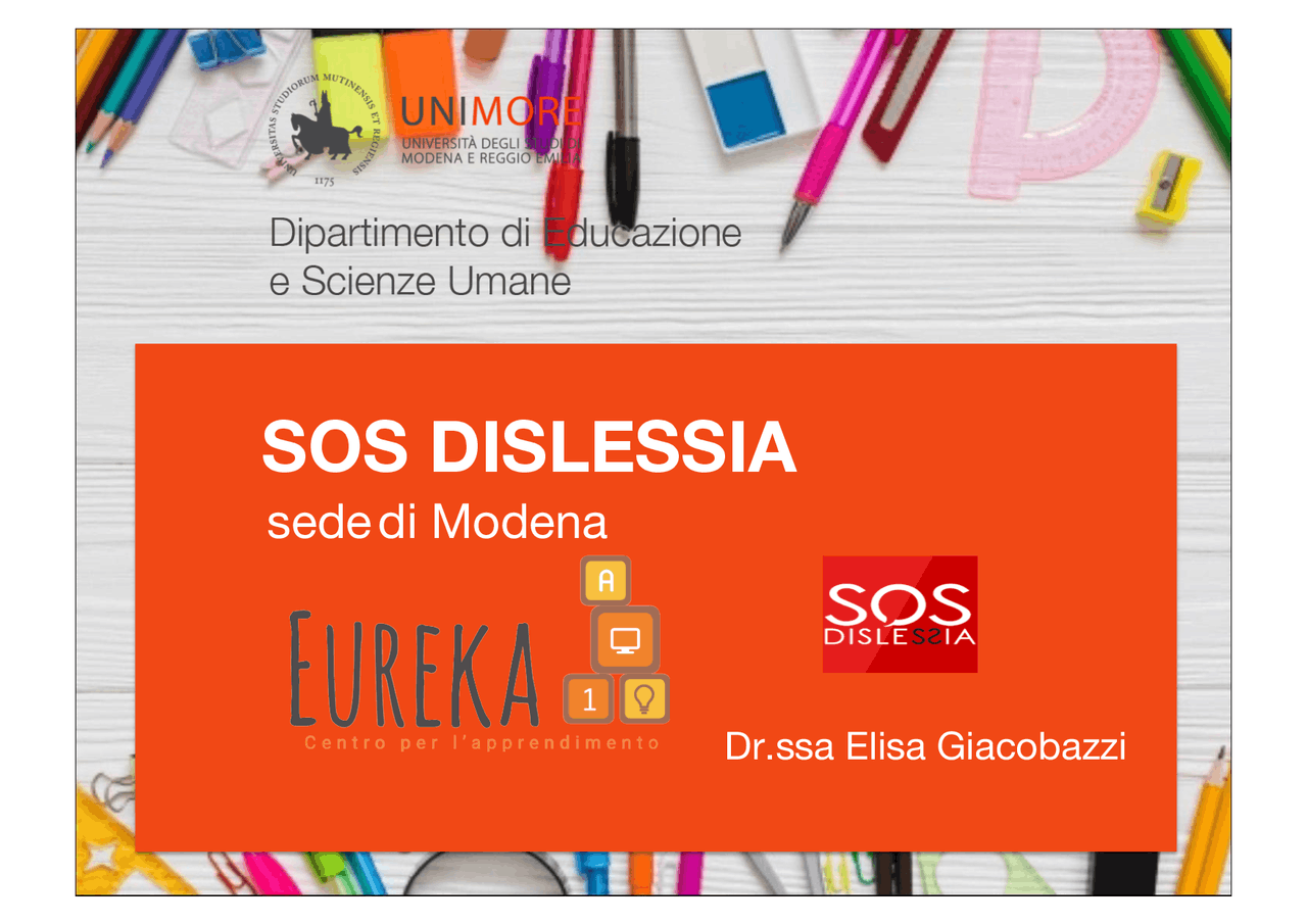 Slide Del Tirocinio Orientativo Docsity