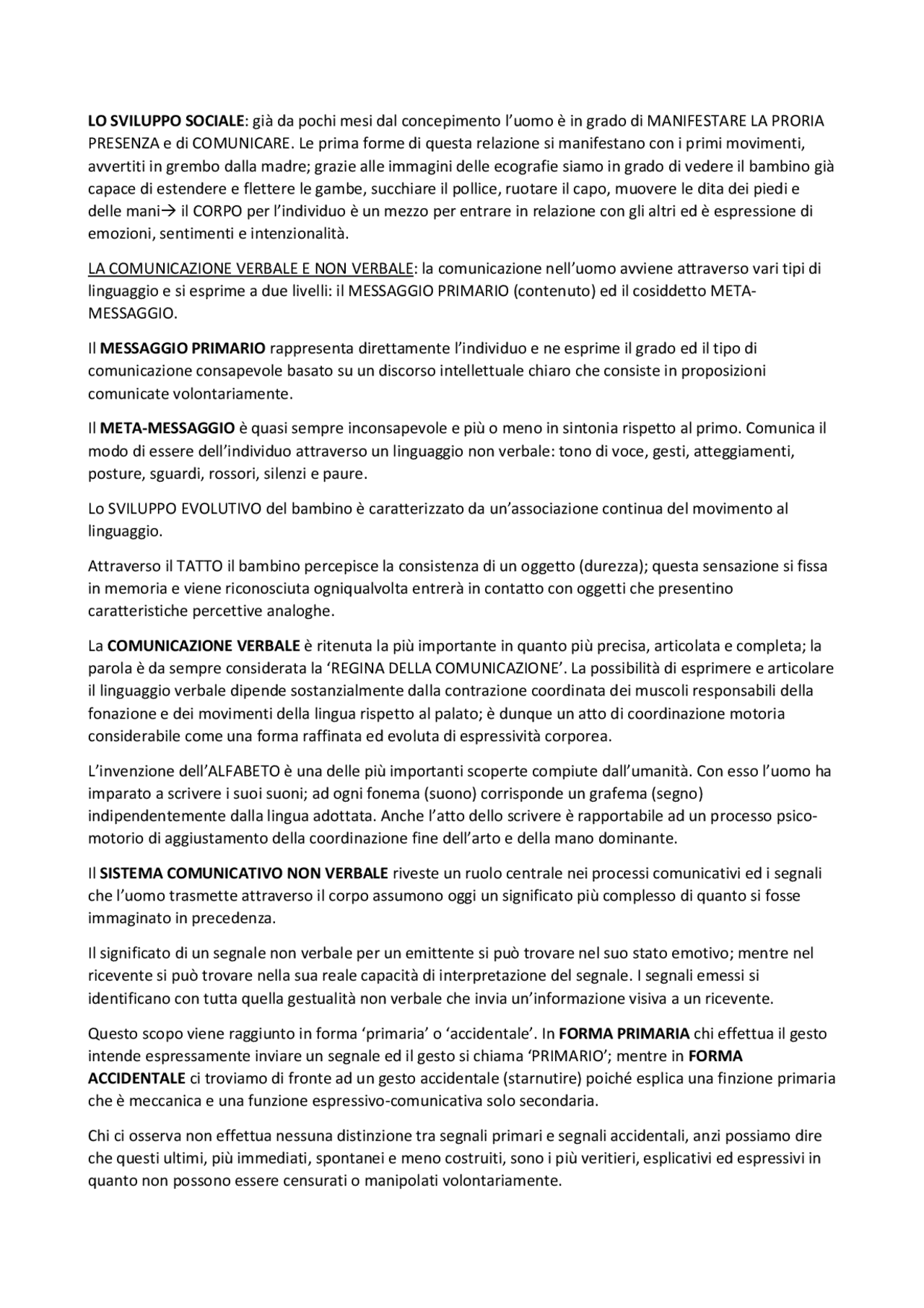 Didattica Delle Attività Motorie Parte 2 Docsity