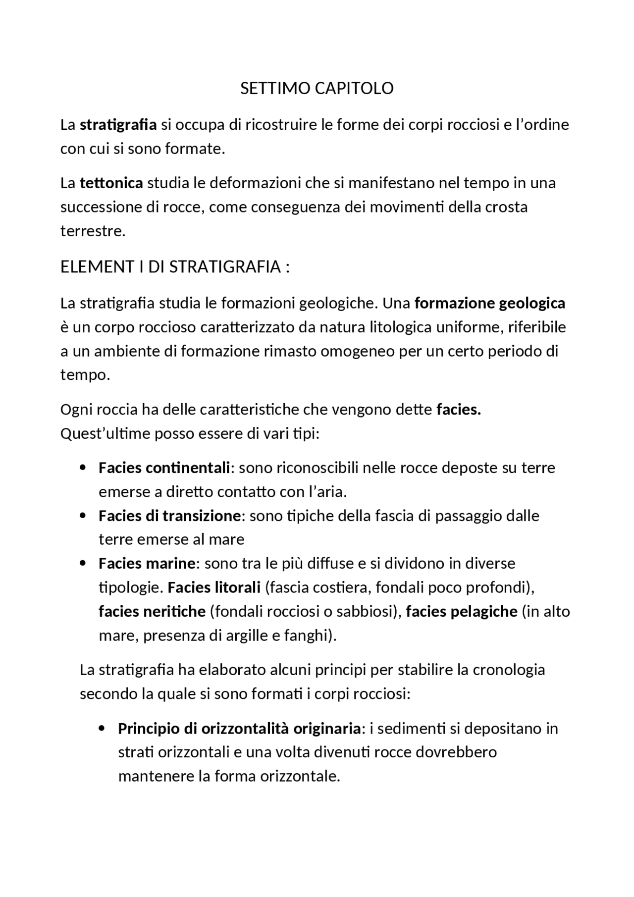 Riassunto Globo Terrestre Docsity
