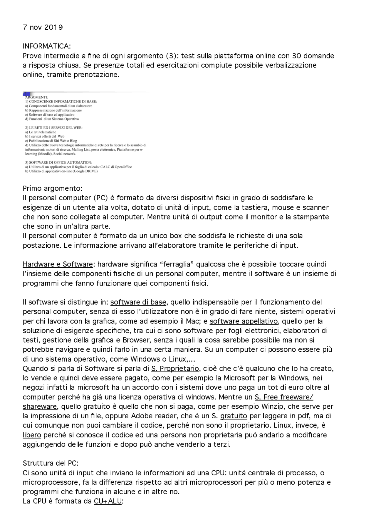 Abilità Informatiche Per La Comunicazione Docsity