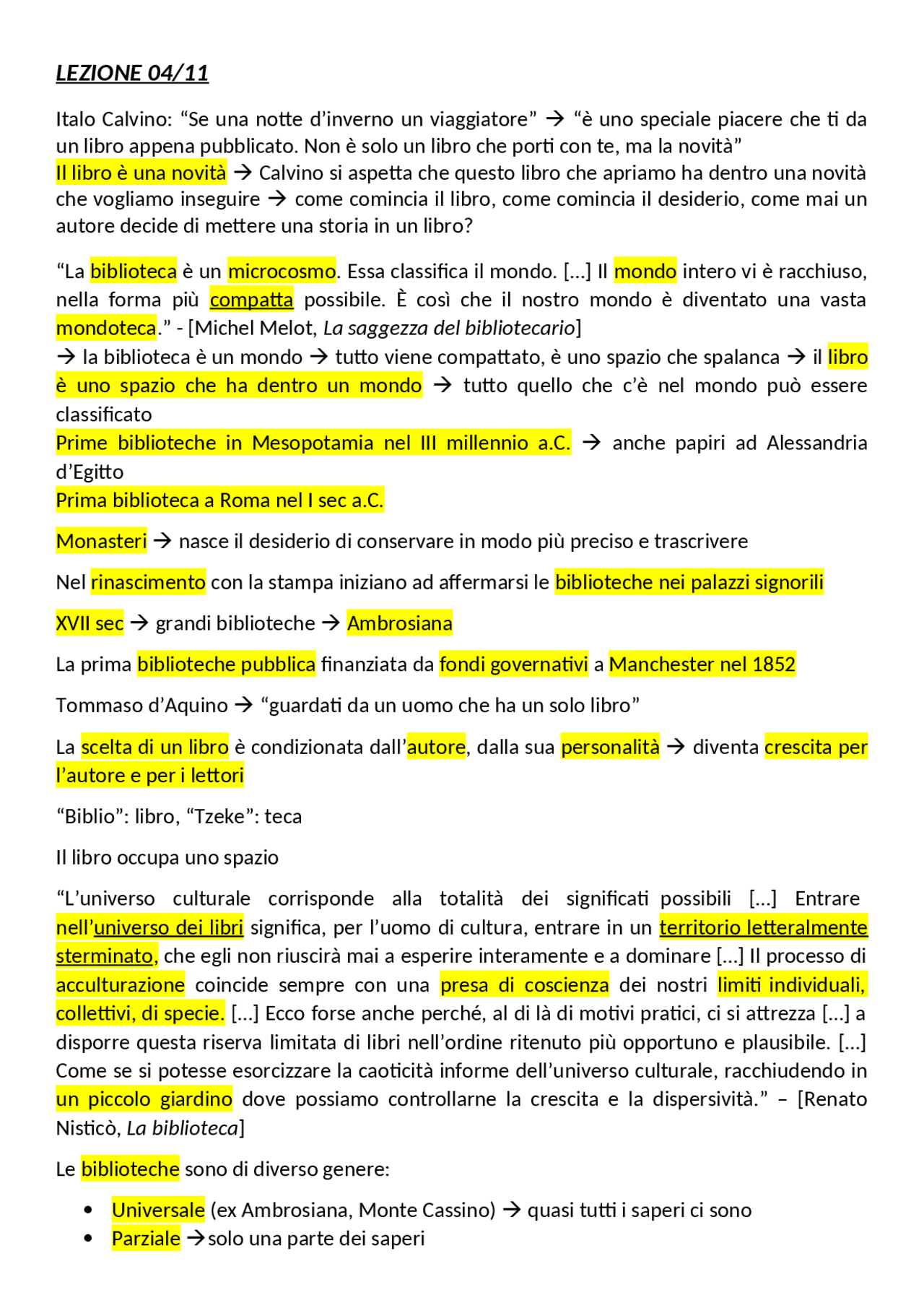 Appunti Di Letteratura Docsity