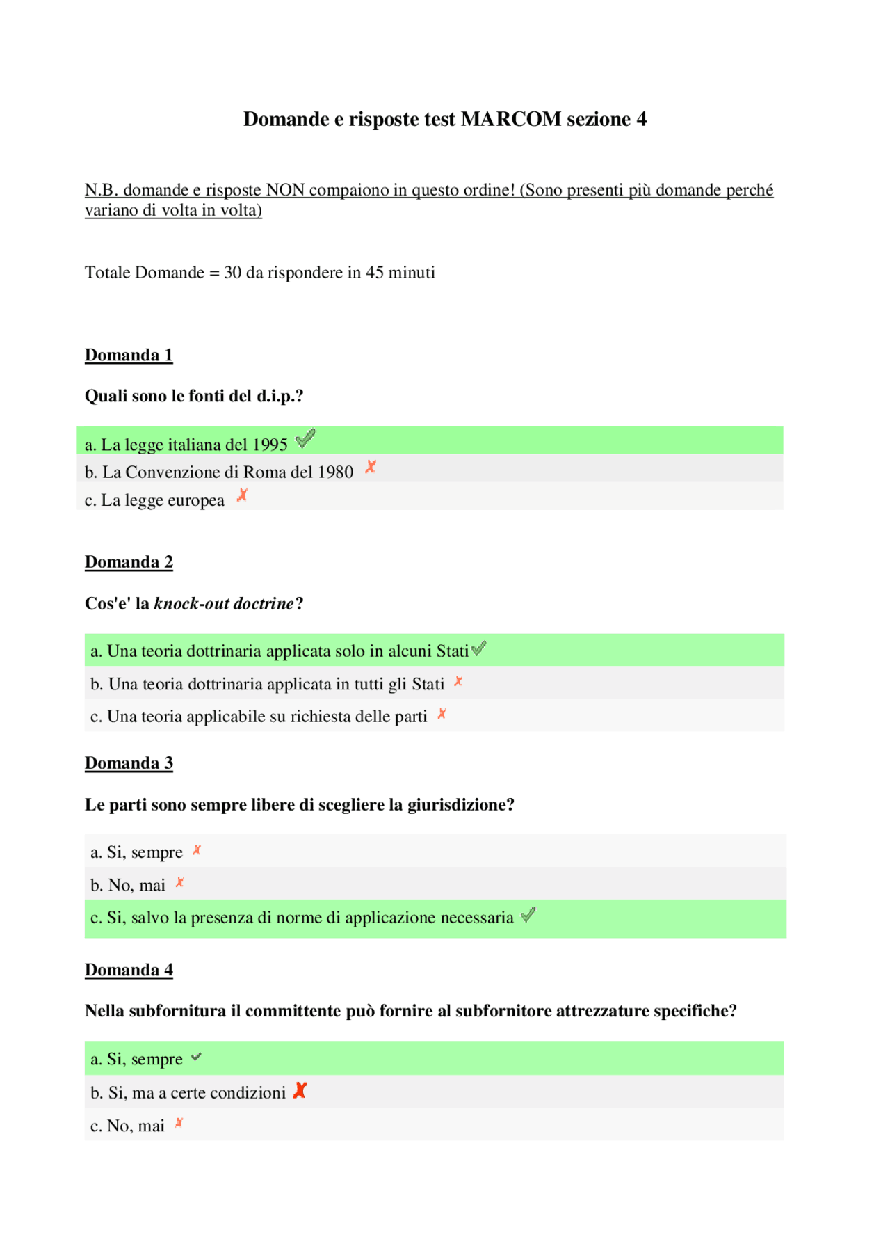 Domande E Risposte Modulo 4 Master Marcom Global Marketing