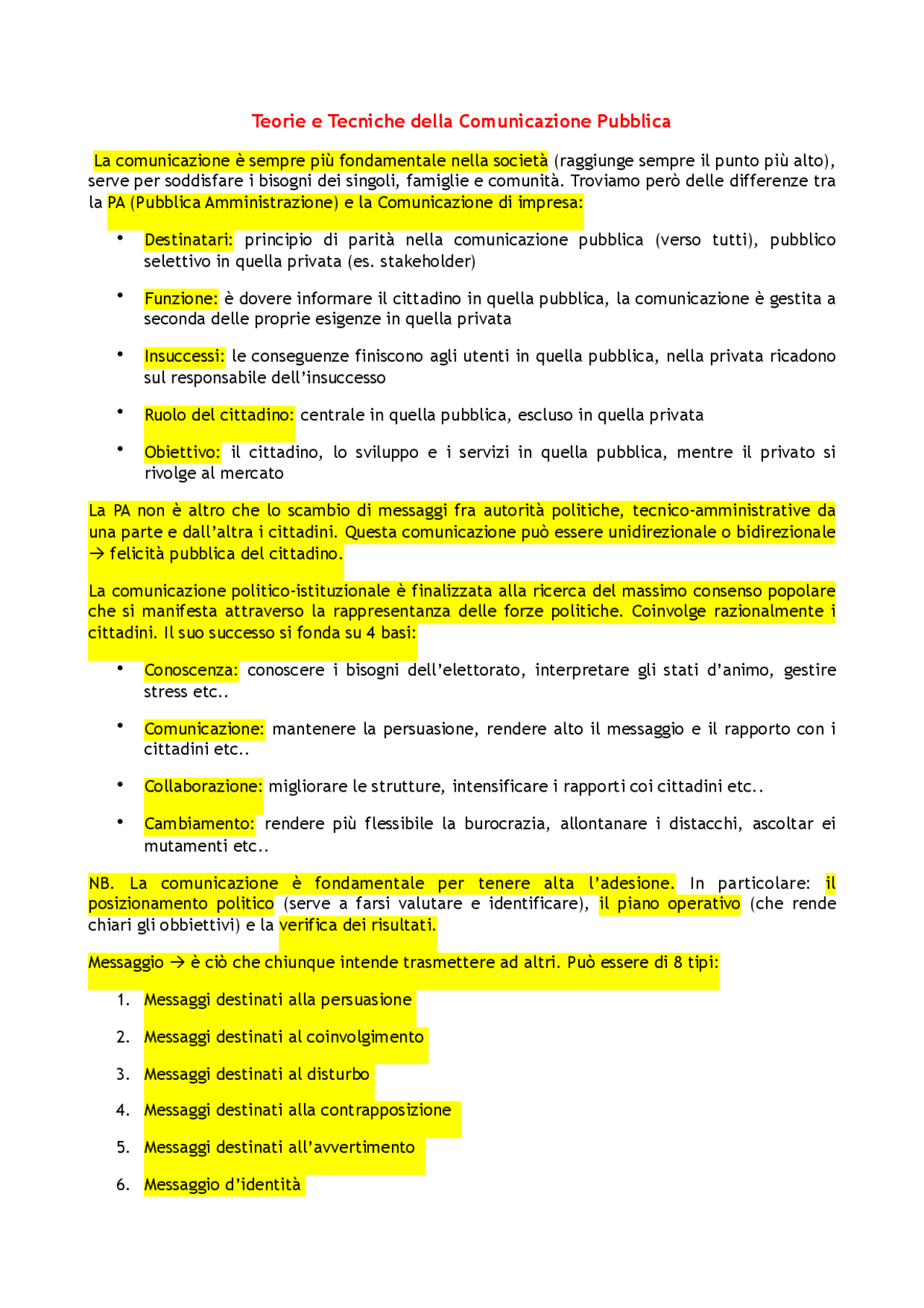 Teorie E Tecniche Della Comunicazione Pubblica Di Ffoti E Gscarpato