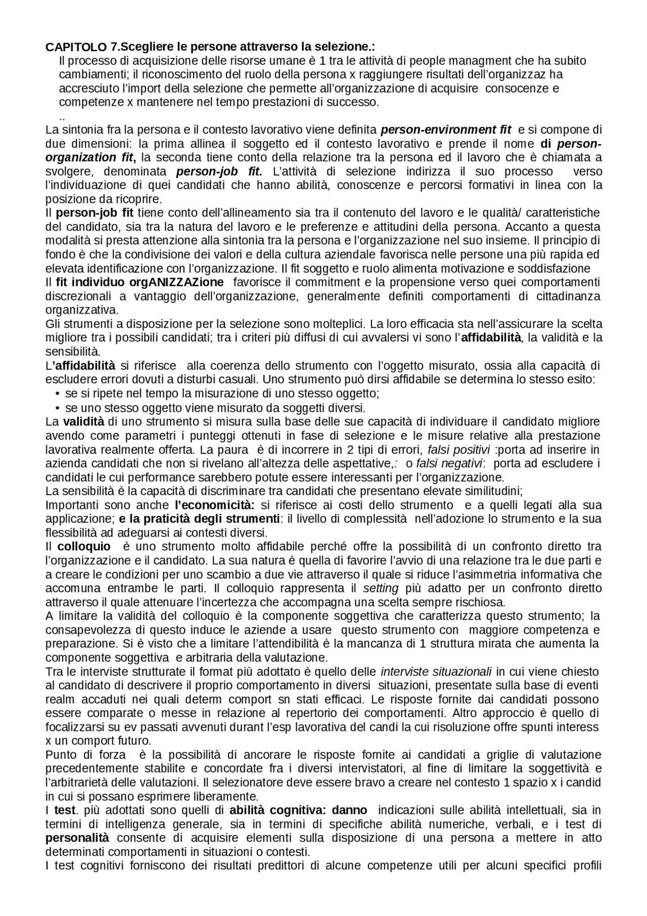 Gestione Delle Risorse Umane Docsity