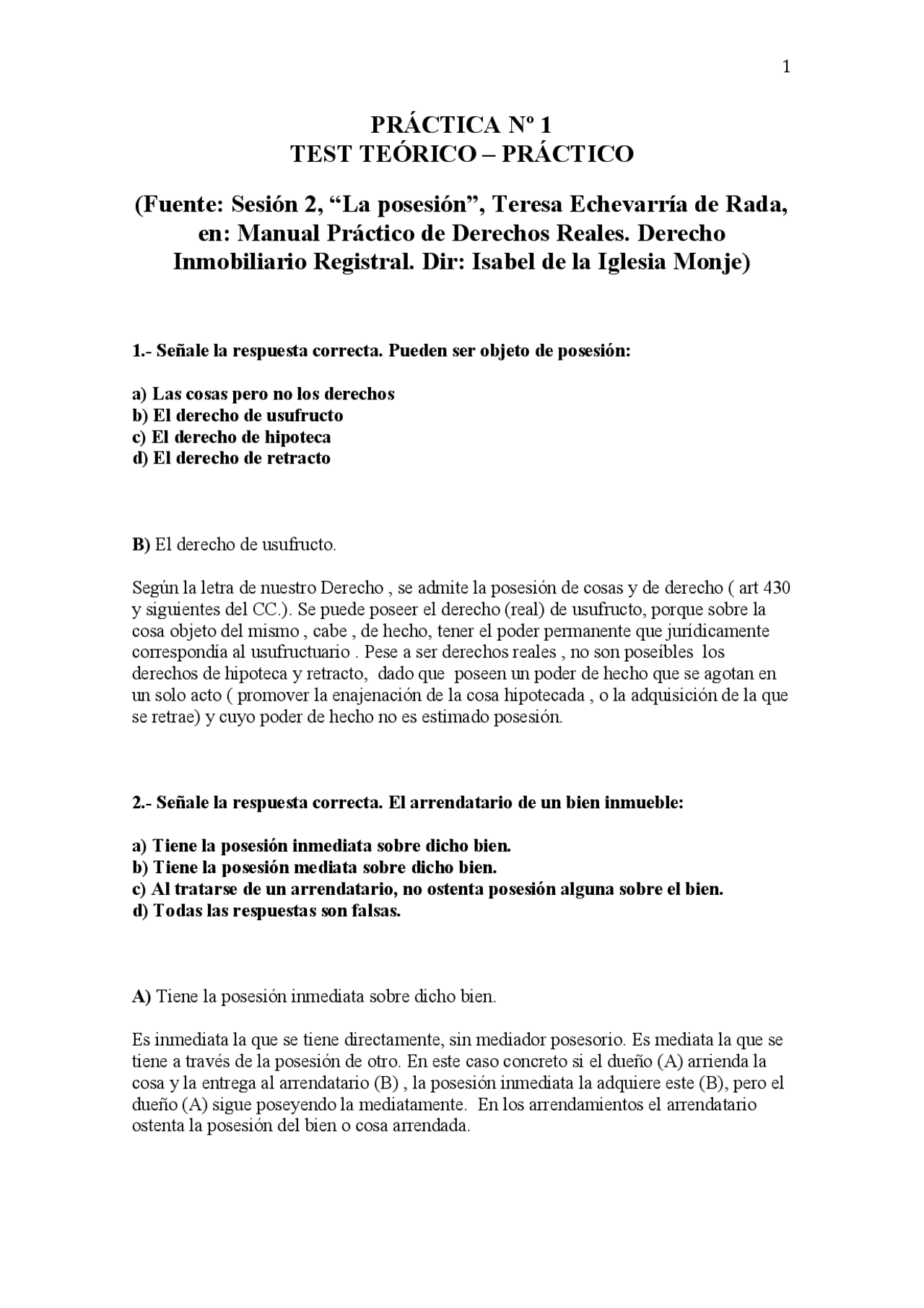 Practica Derecho Civil 3 Docsity