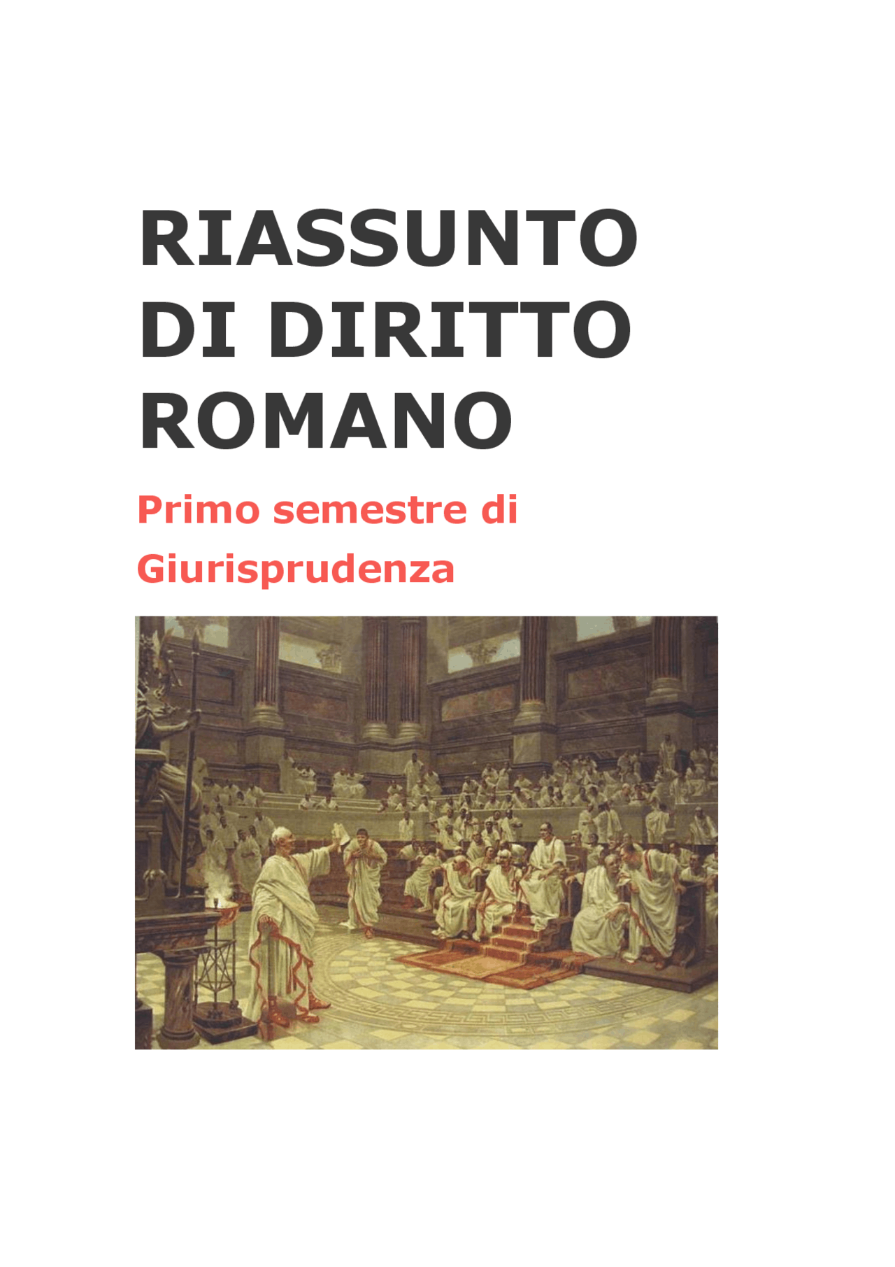 Diritto romano: origine, significato e percorso storico - Docsity