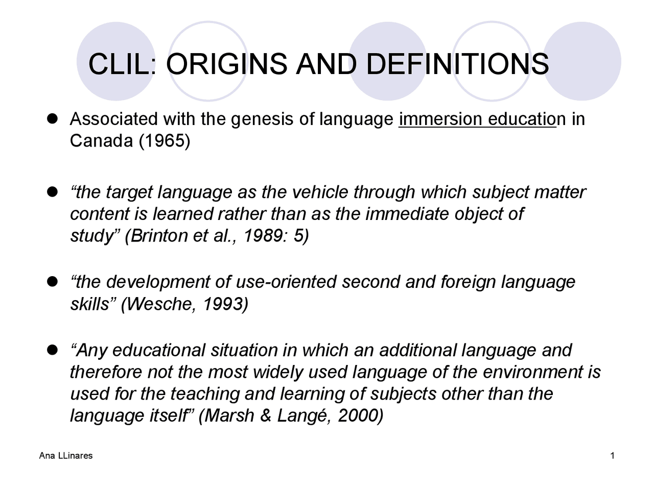 Acquisition Of English As A Foreign Language Unit 8 Docsity