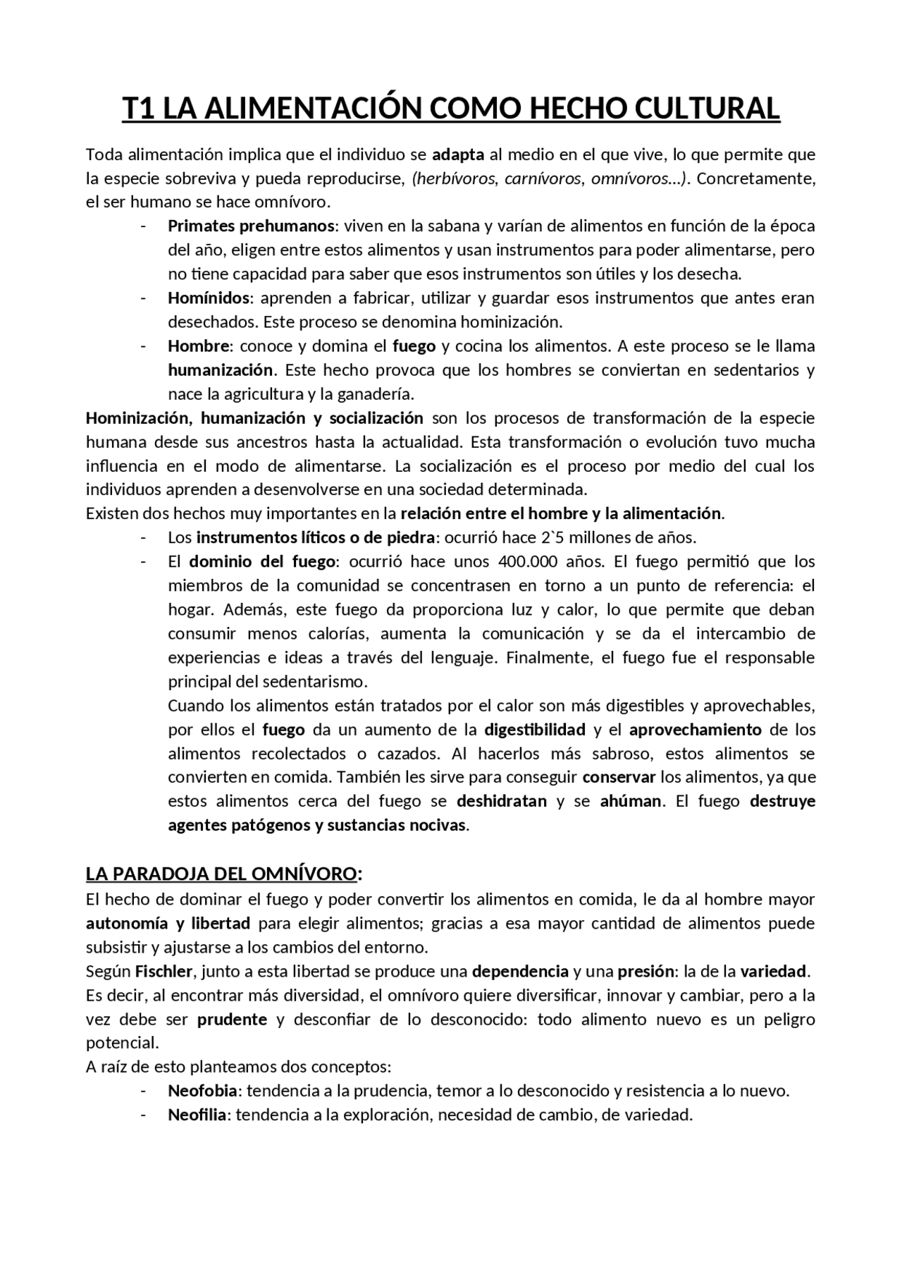Apuntes De Nutrición Docsity