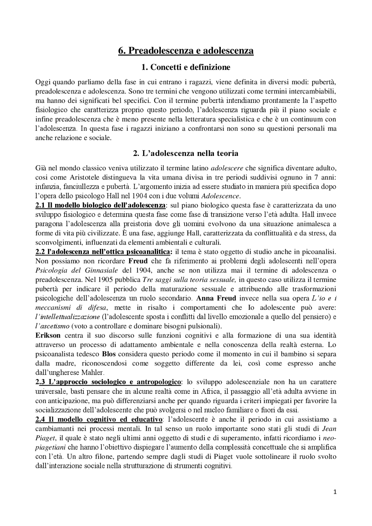 Fondamenti Di Psicologia Docsity