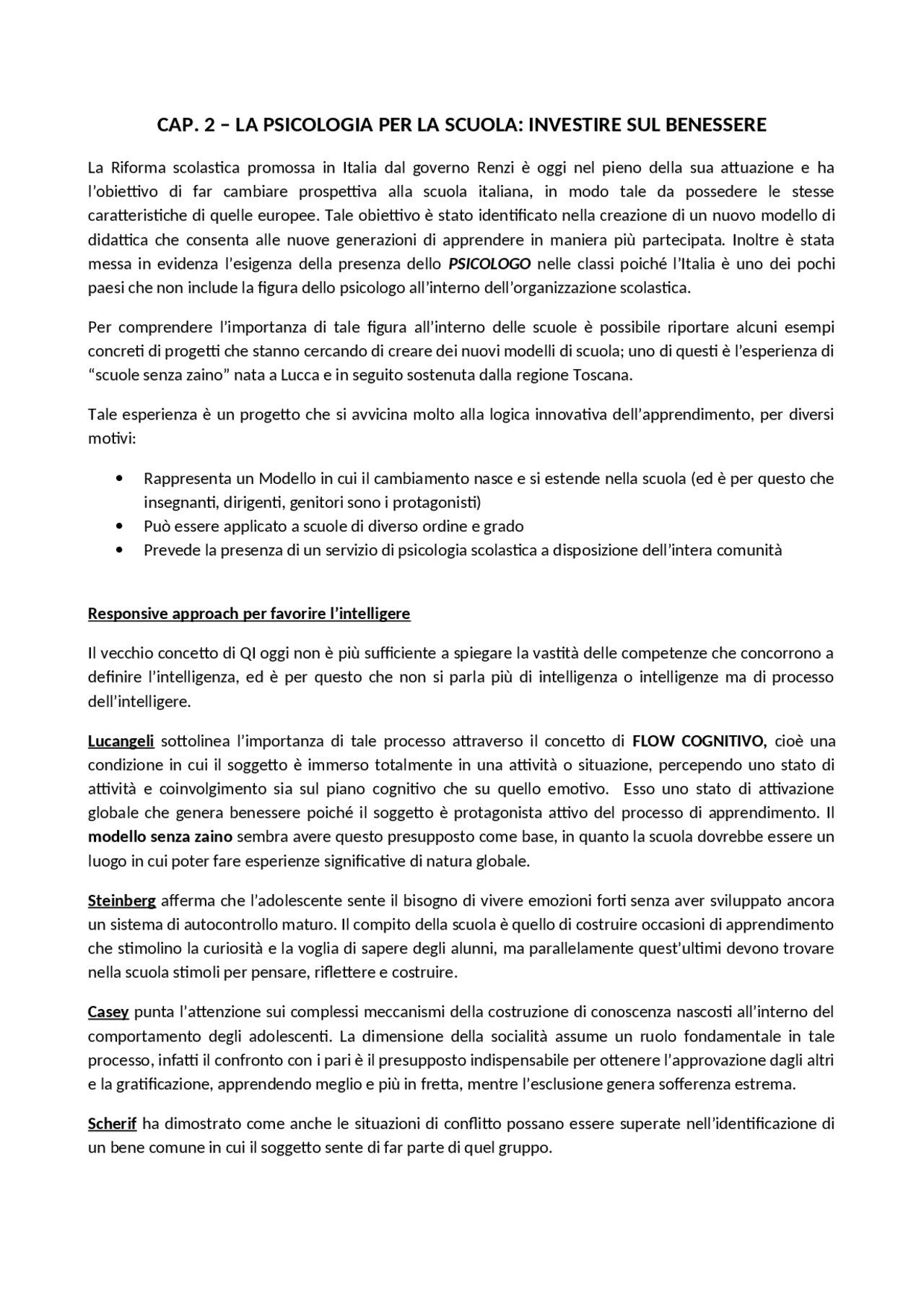 Ecologia Dellapprendere Docsity