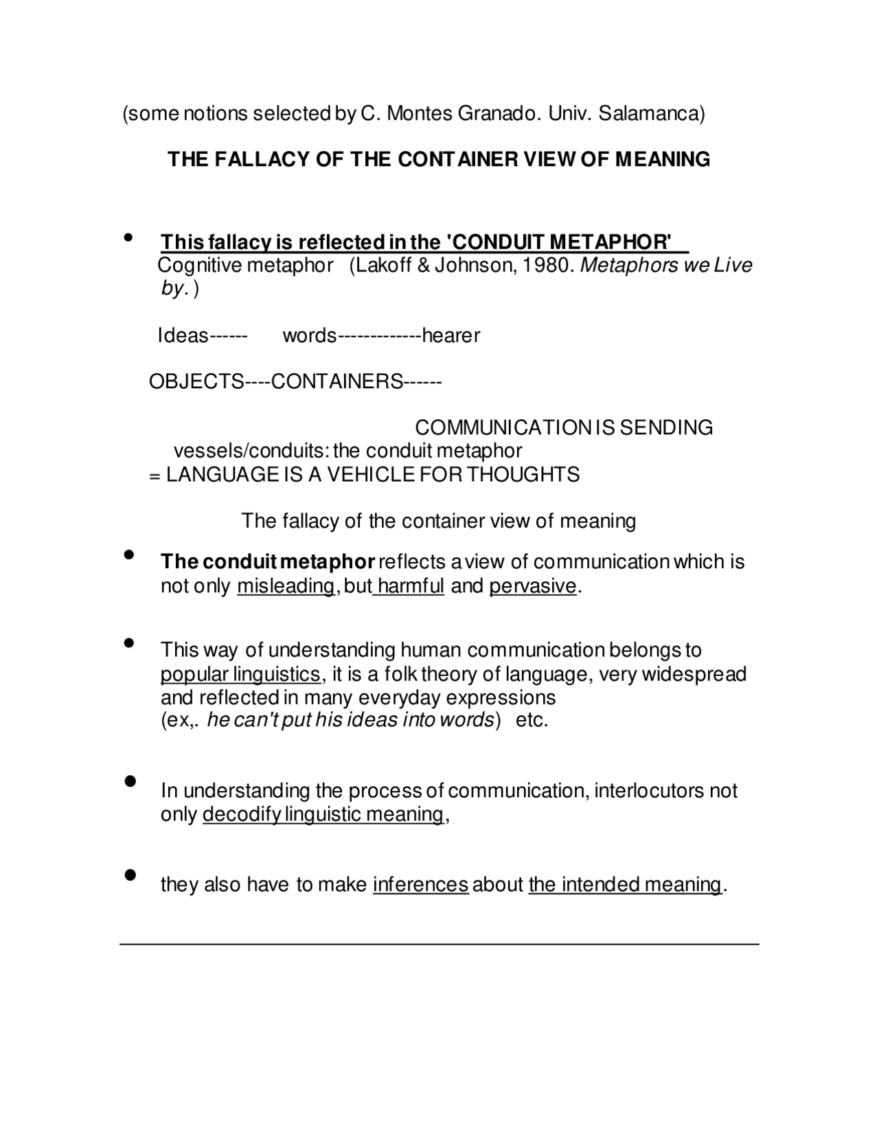 Pragmatics Introduction Docsity