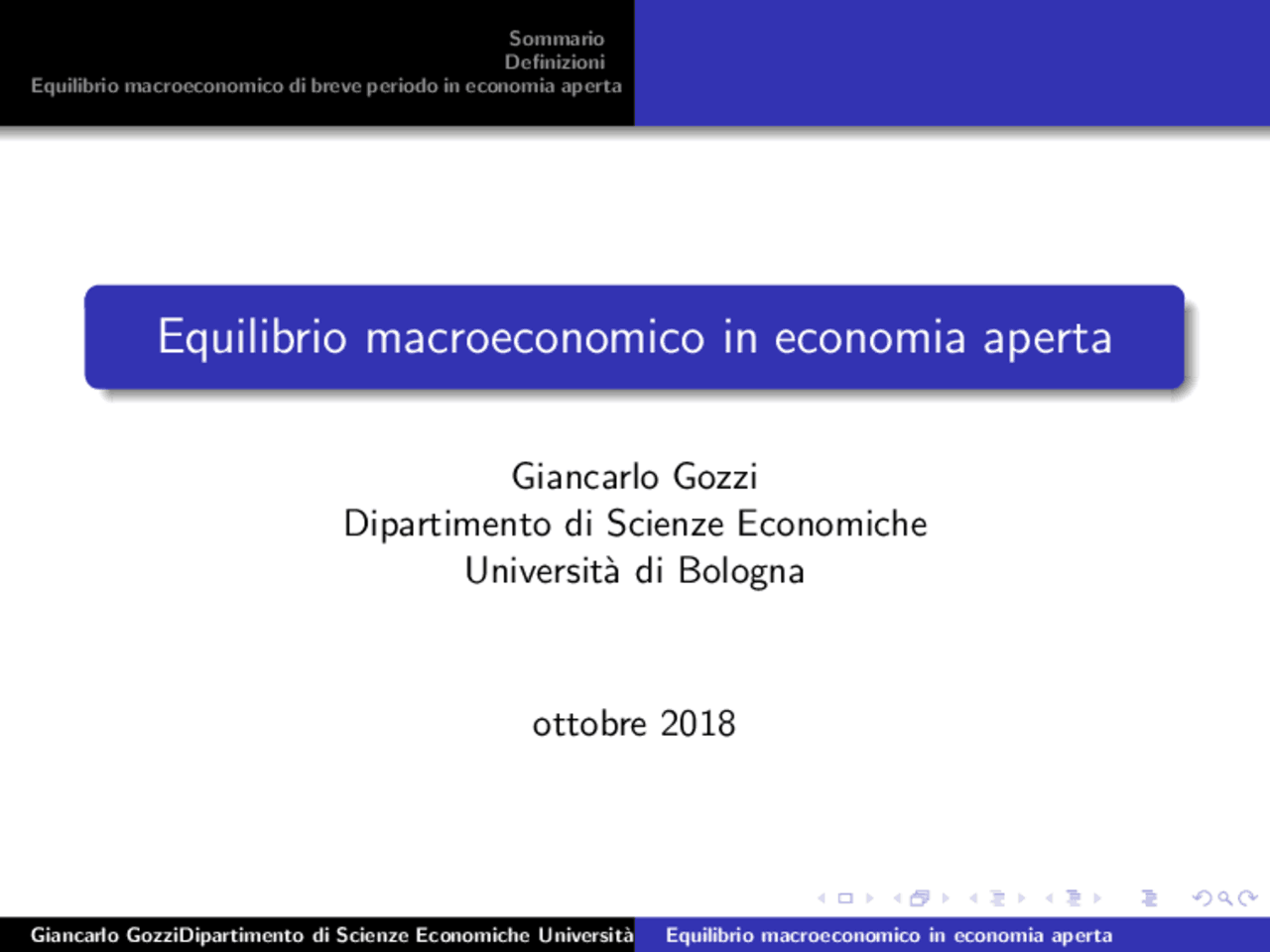 Appunti Macroeconomia Docsity