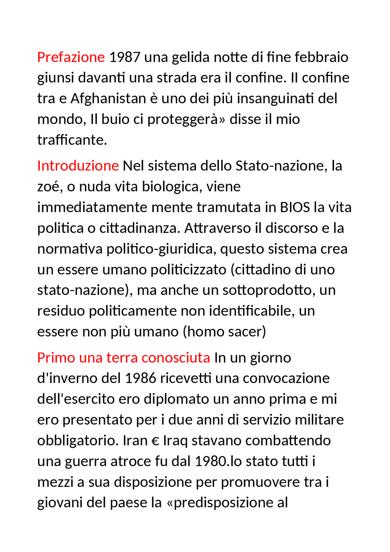 Riassunto Io Sono Confine Appunti Di Antropologia Docsity