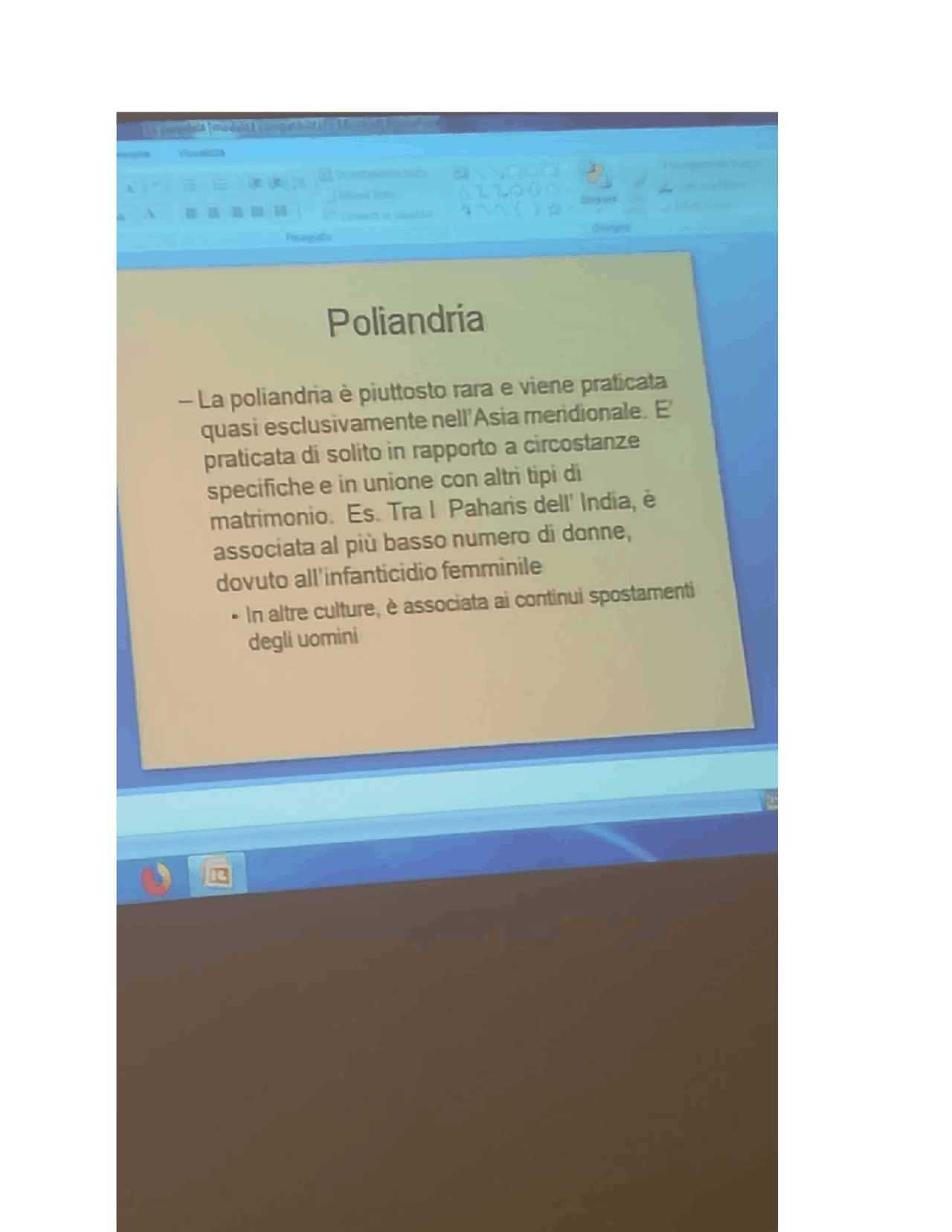 Antropologia culturale Poliandria - Docsity