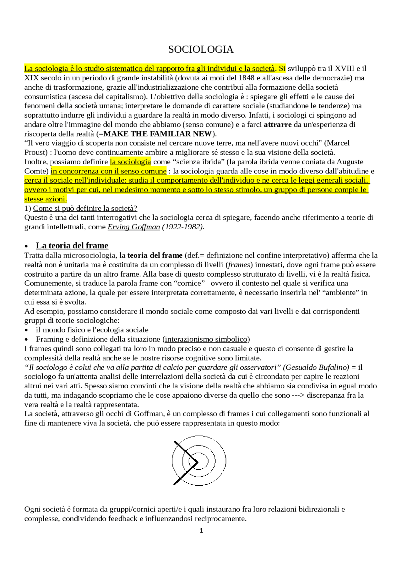 Sociologia Della Comunicazione Docsity