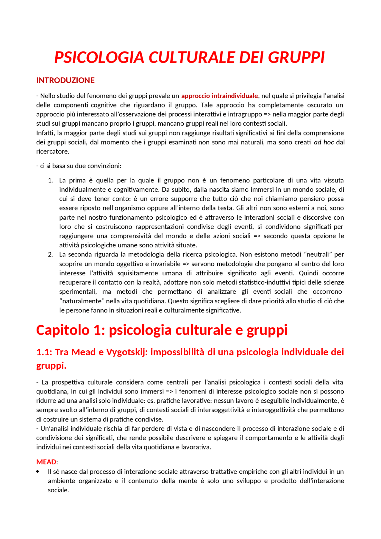 Psicologia Sociale Dei Gruppi Docsity