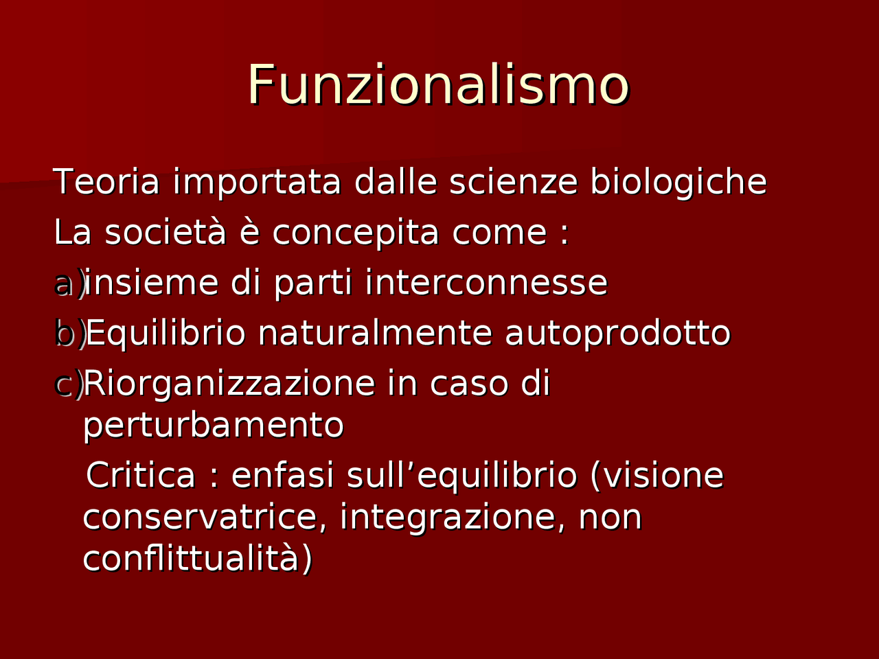 Funzionalismo In Ambito Della Comunicazione Docsity