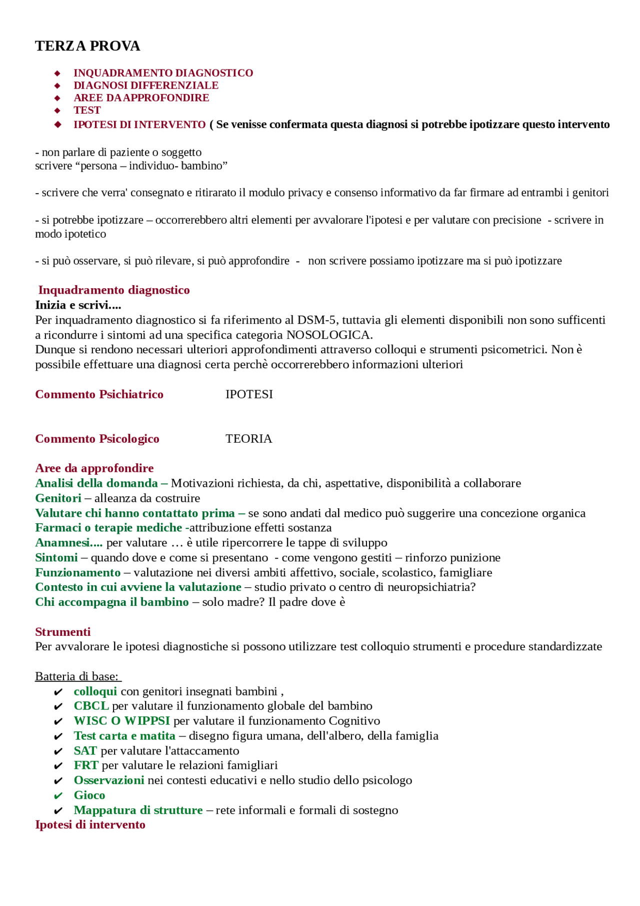 Esame Di Stato Psicologia Docsity