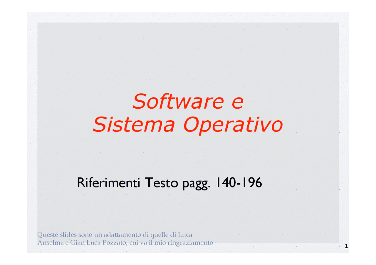 Dispense Informatica Docsity