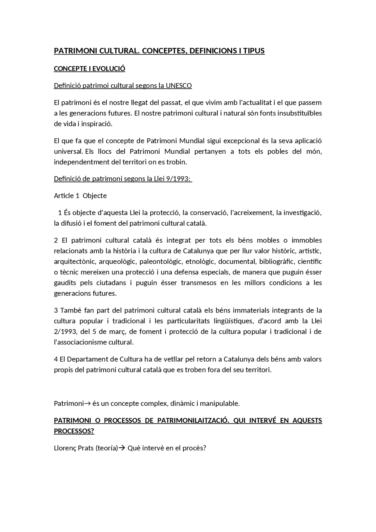 Patrimoni Cultural Udg Docsity