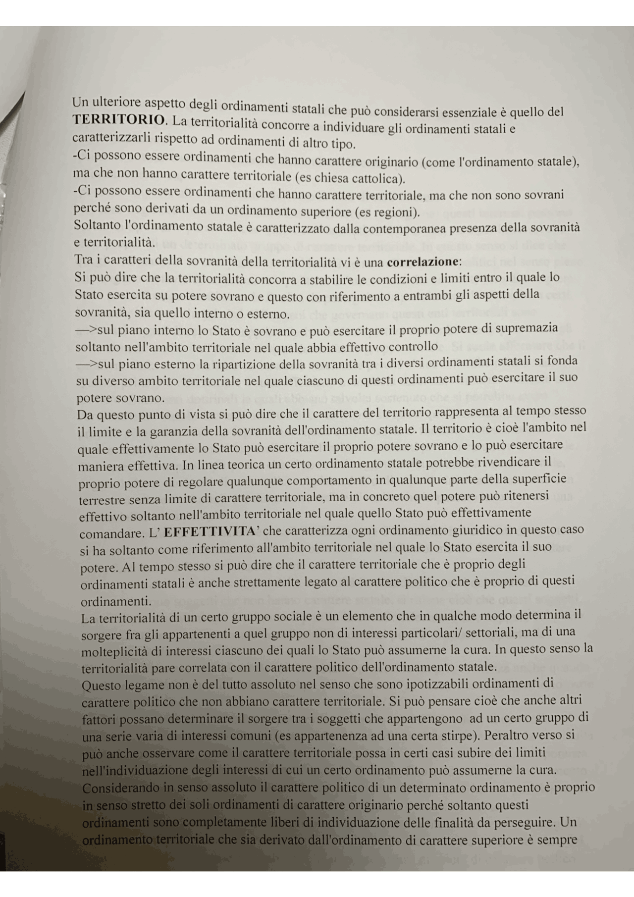 Caratteri: supremazia e Bodin......... - Docsity