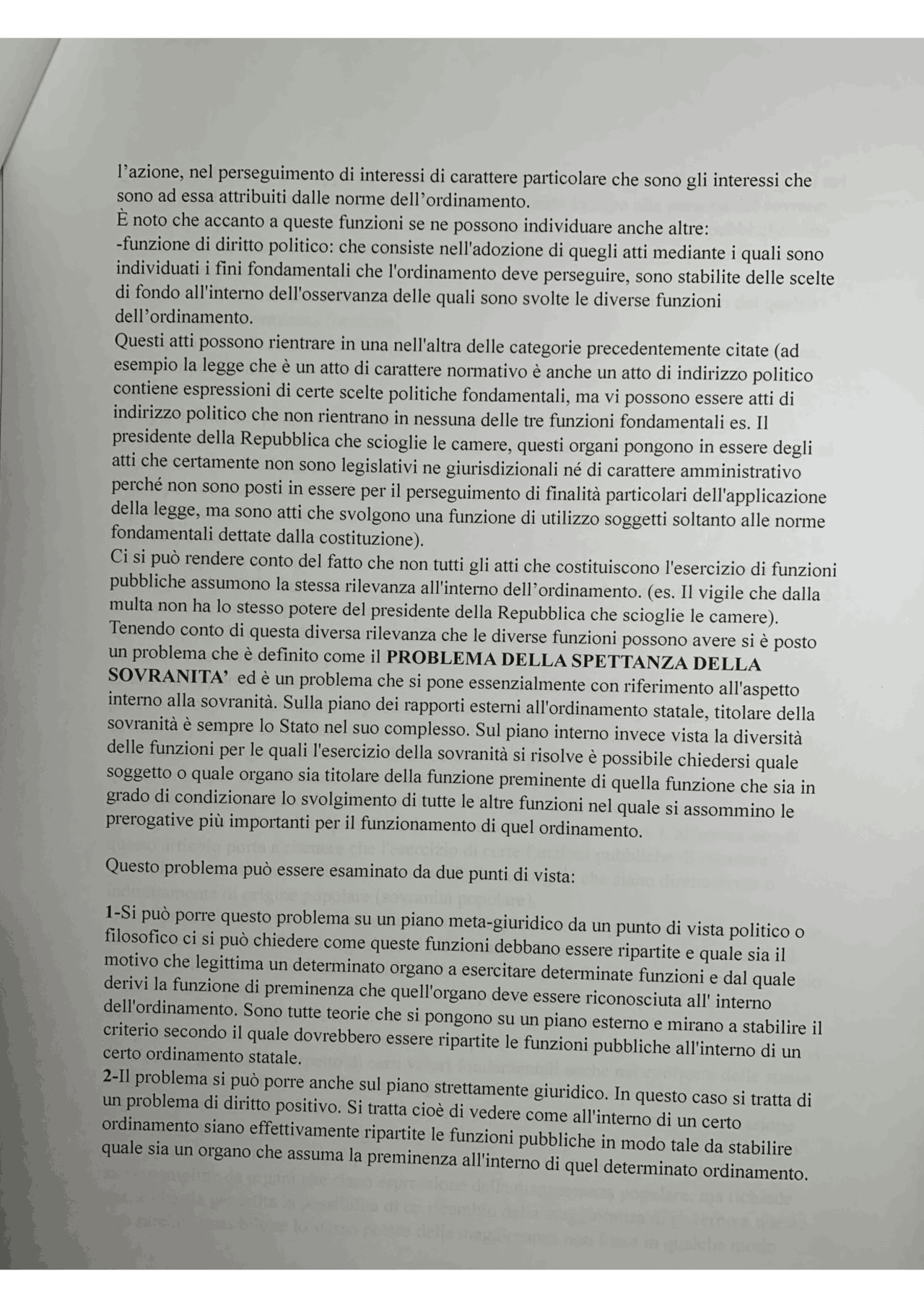 Caratteri: supremazia e Bodin......... - Docsity